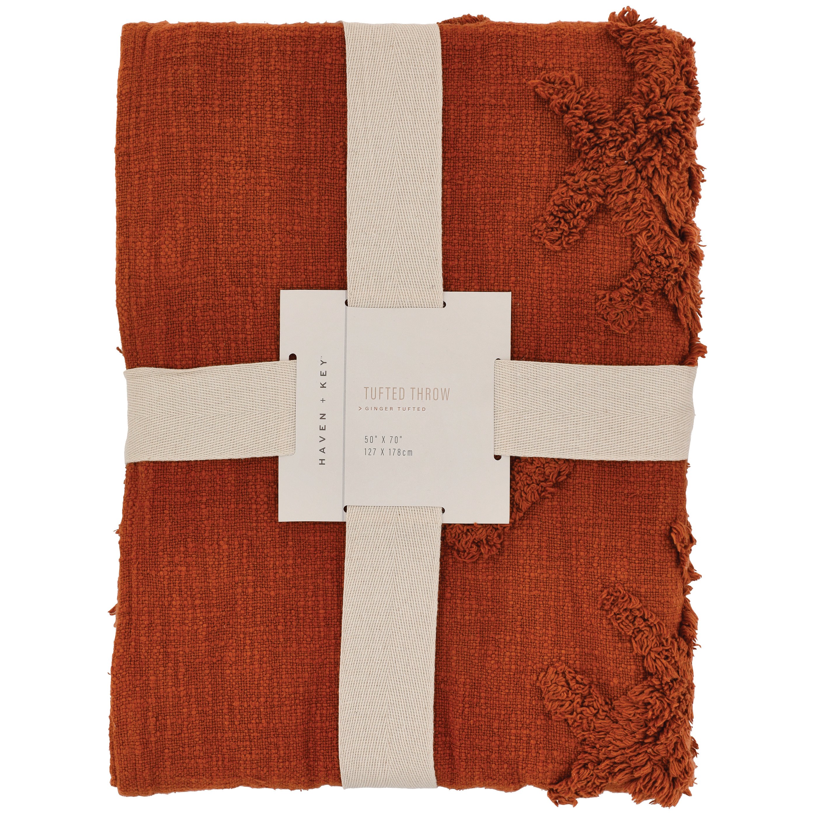 Haven + Key Tufted Throw Blanket - Tonal Ginger - Shop Blankets ...