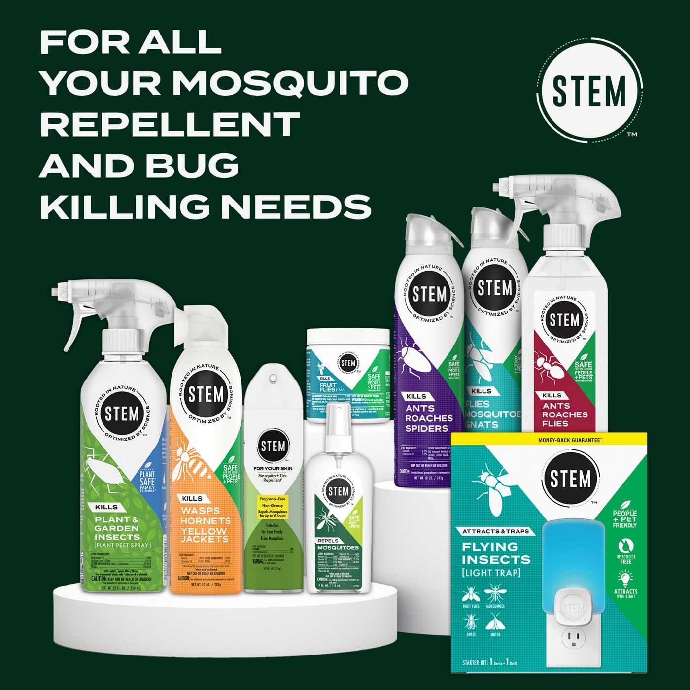 STEM Bug Killer Spray, Kills Flies, Mosquitoes, Gnats - Shop Insect ...