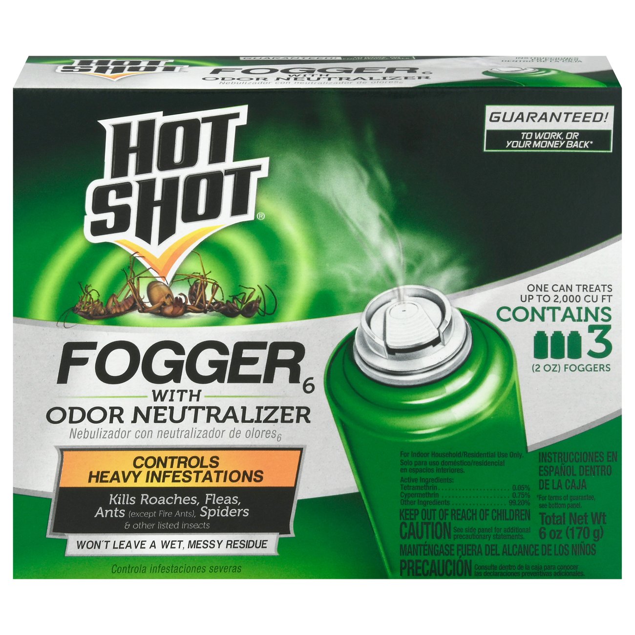 Hot Shot Fogger6 with Odor Neutralizer - Shop Pest Control at H-E-B