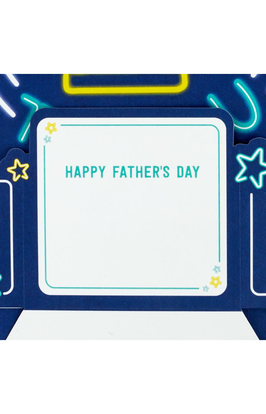 Hallmark Paper Wonder Musical Pop Up Father's Day Card (Light Up Neon ...