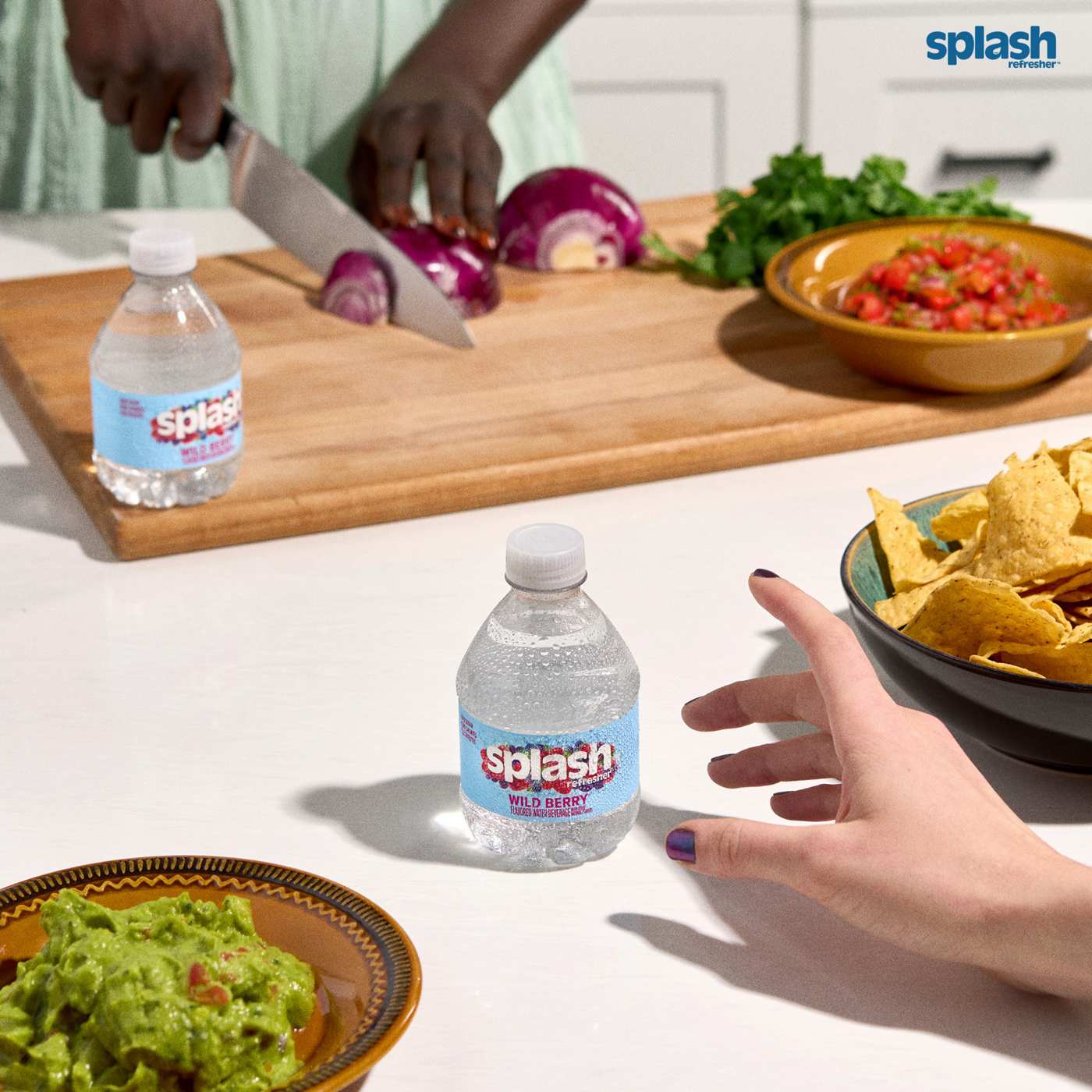 SPLASH Refresher Zero Sugar Flavored Water 12 pk Bottles - Wild Berry ...