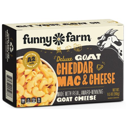 Funny Farm Deluxe Goat Cheddar Mac & Cheese, 9.5 oz | Central Market ...