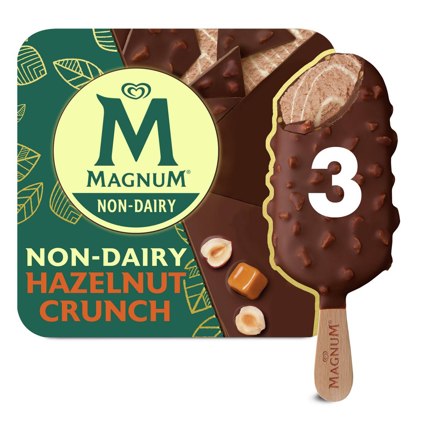 Magnum Non-Dairy Hazelnut Crunch Frozen Dessert Bars - Shop Bars & pops ...