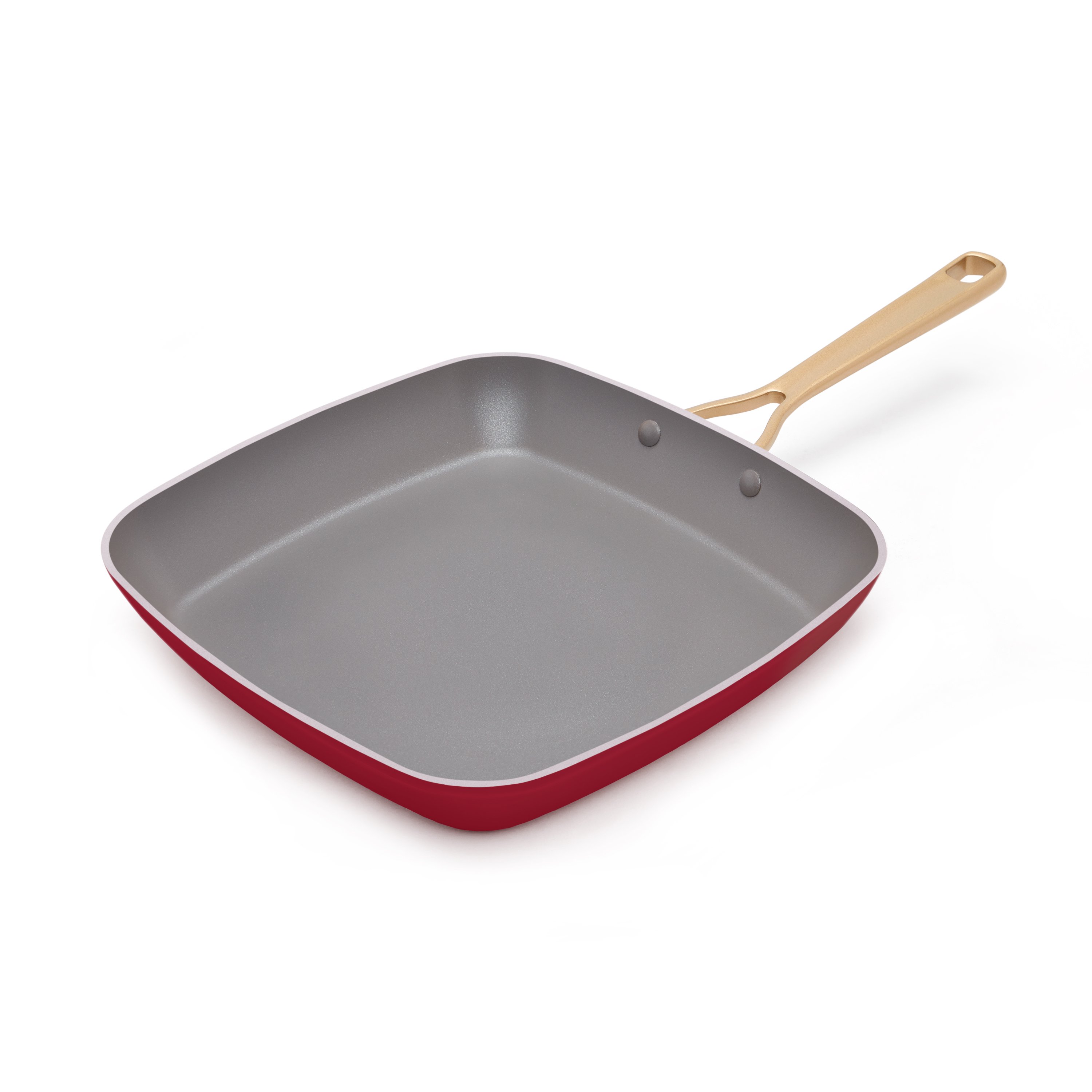 Kitchen & Table by H-E-B Non-Stick Square Griddle - Bordeaux Red - Shop ...