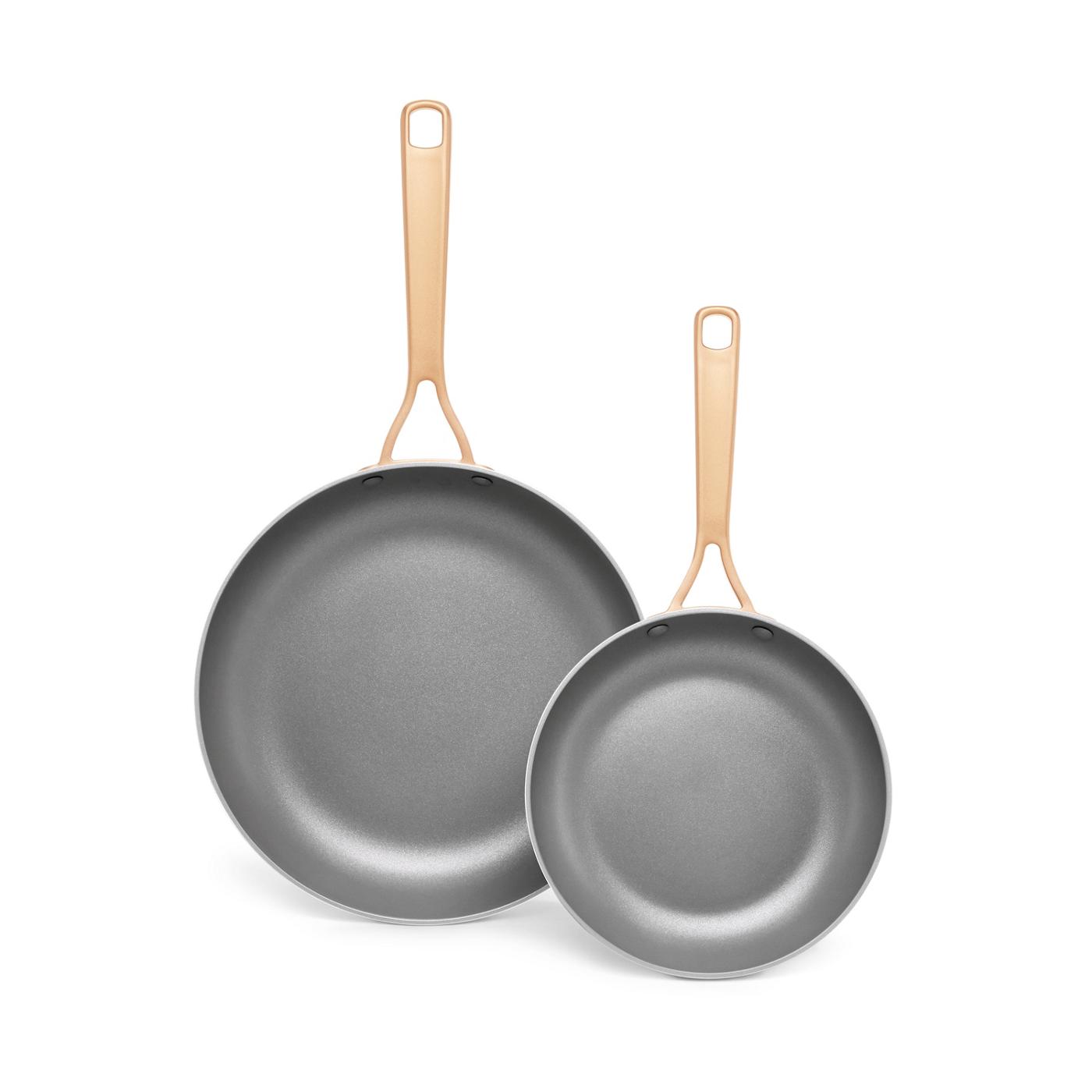 Kitchen & Table by H-E-B Non-Stick Fry Pans - Cloud White - Shop Frying ...
