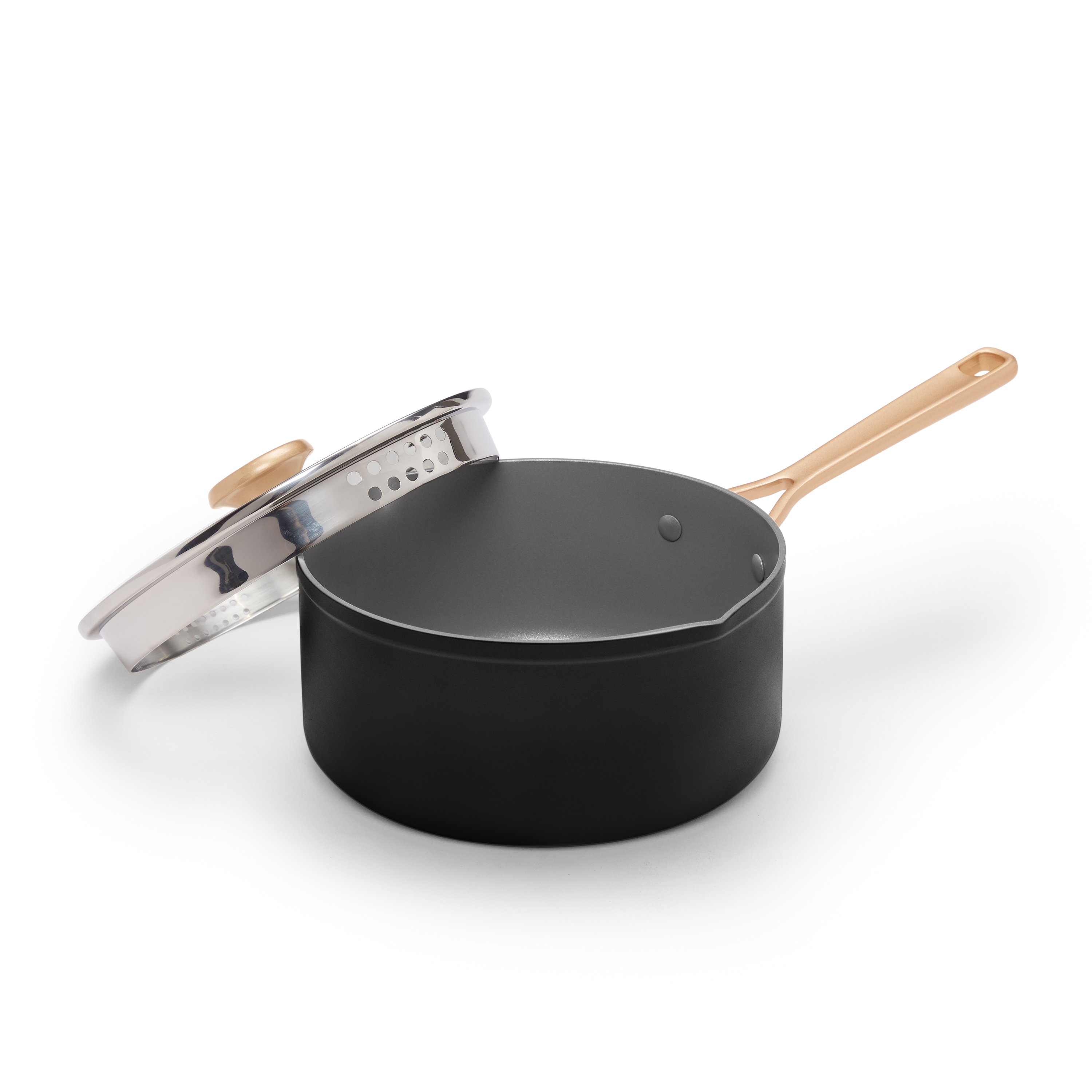 Kitchen & Table by H-E-B Non-Stick Saucepan - Classic Black - Shop ...