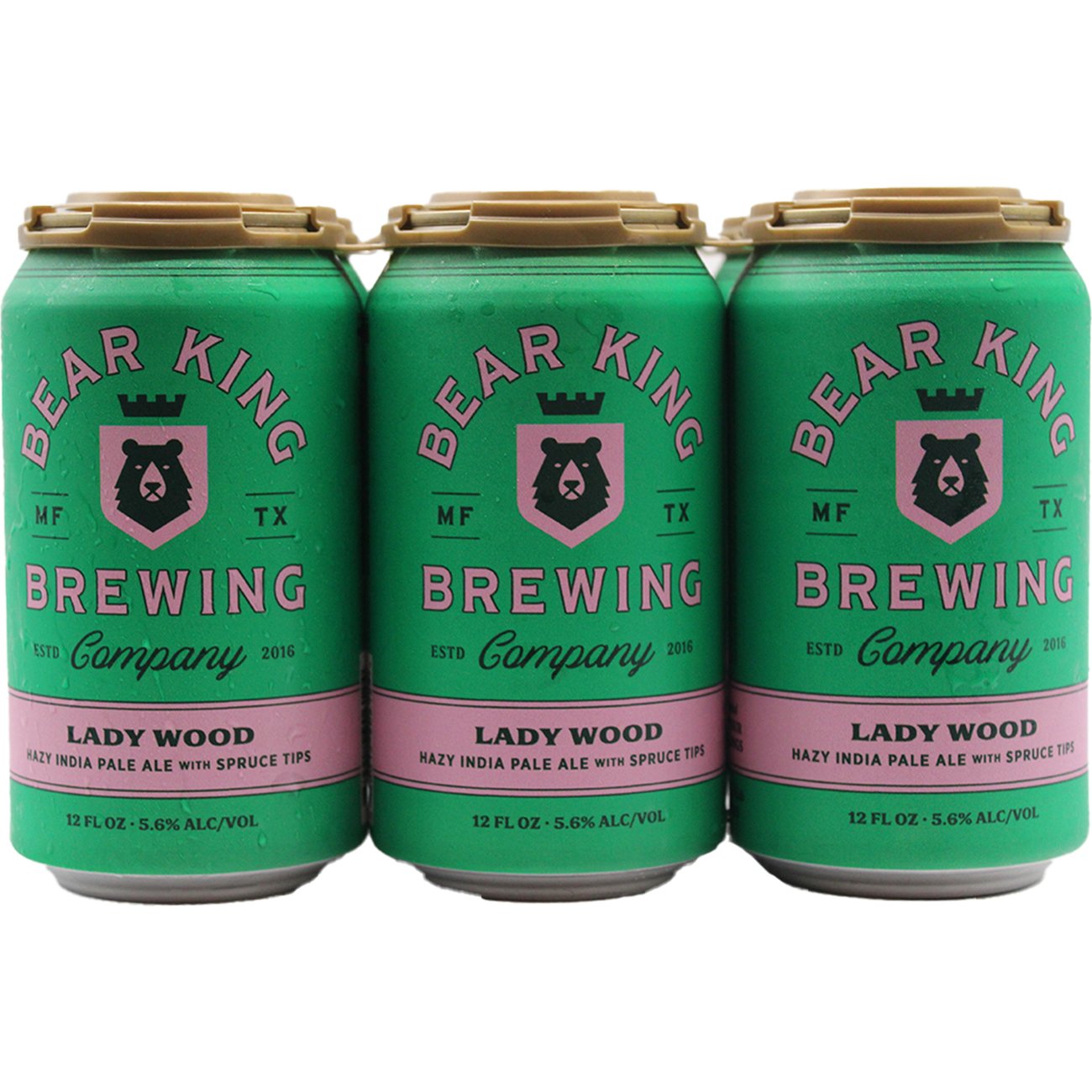 Bear King Brewing Lady Wood Spruce Tip IPA 6 pk Cans - Shop Beer at H-E-B