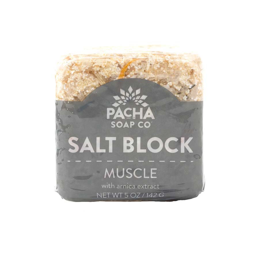 Pacha Soap Co. Salt Block Muscle - Shop Bubble bath & salts at H-E-B
