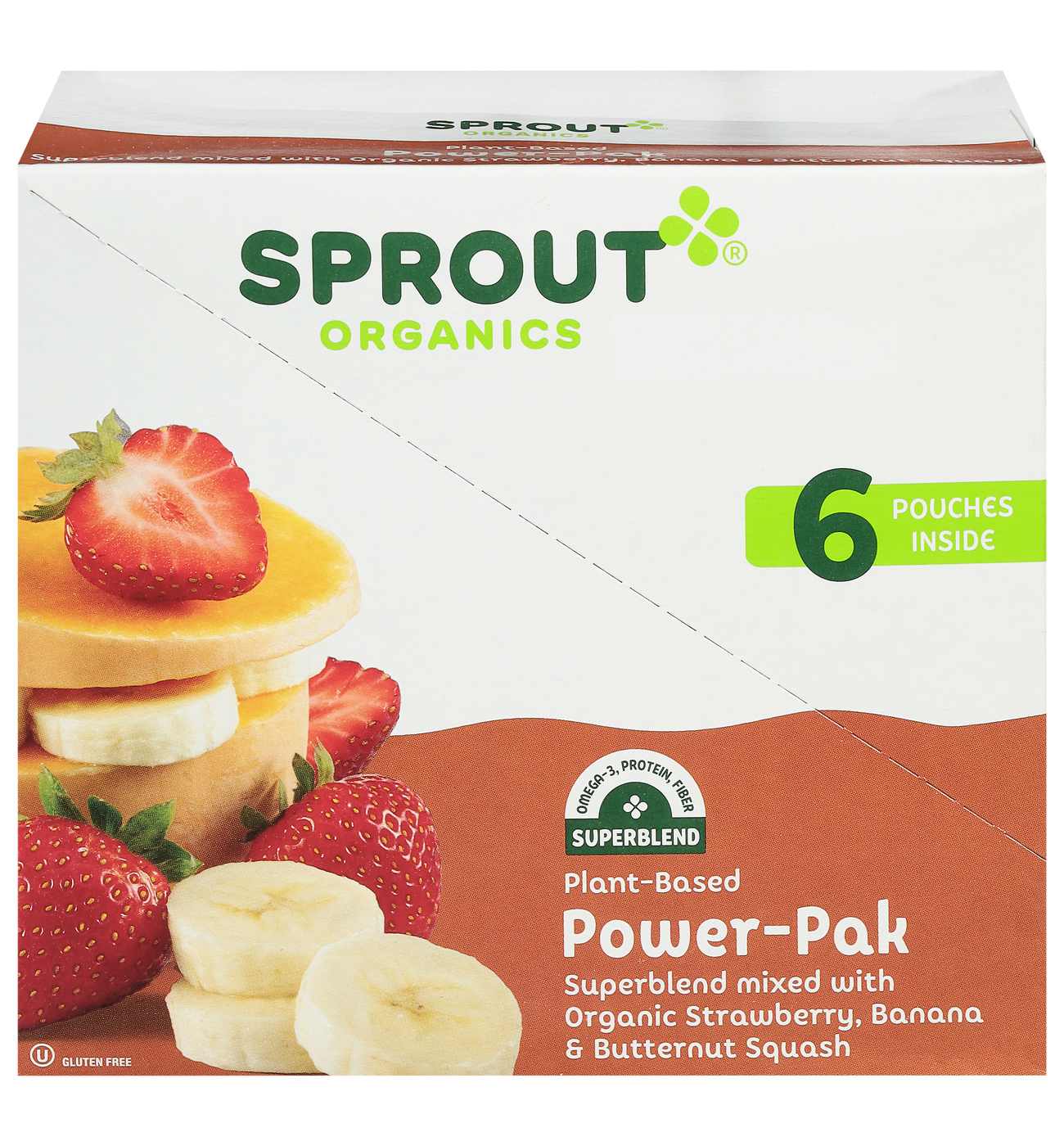 Sprout Organics Power-Pak Pouches - Strawberry Banana & Butternut ...