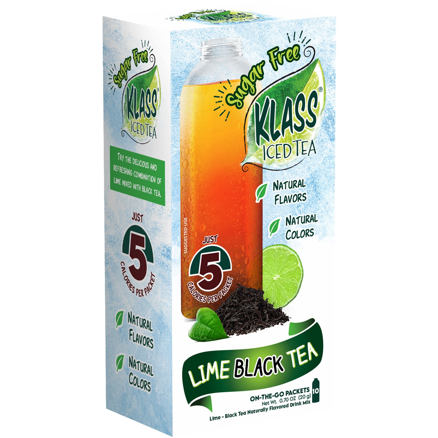 Klass Sugar Free Lime Black Tea On the Go Drink Mix - Shop Mixes ...