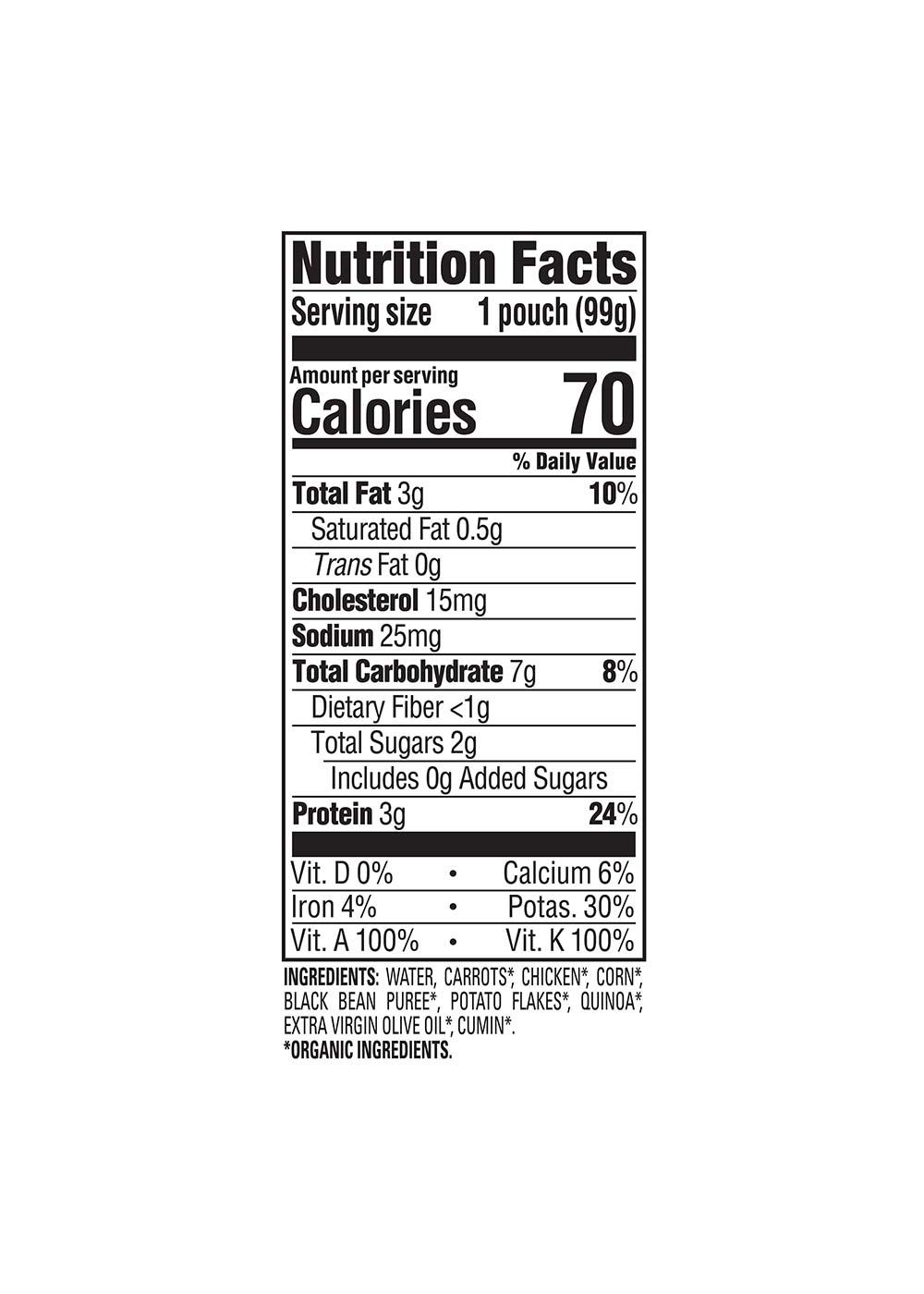 Happy Baby Organics Stage 3 Pouch - Chicken Vegetable & Quinoa Fiesta ...