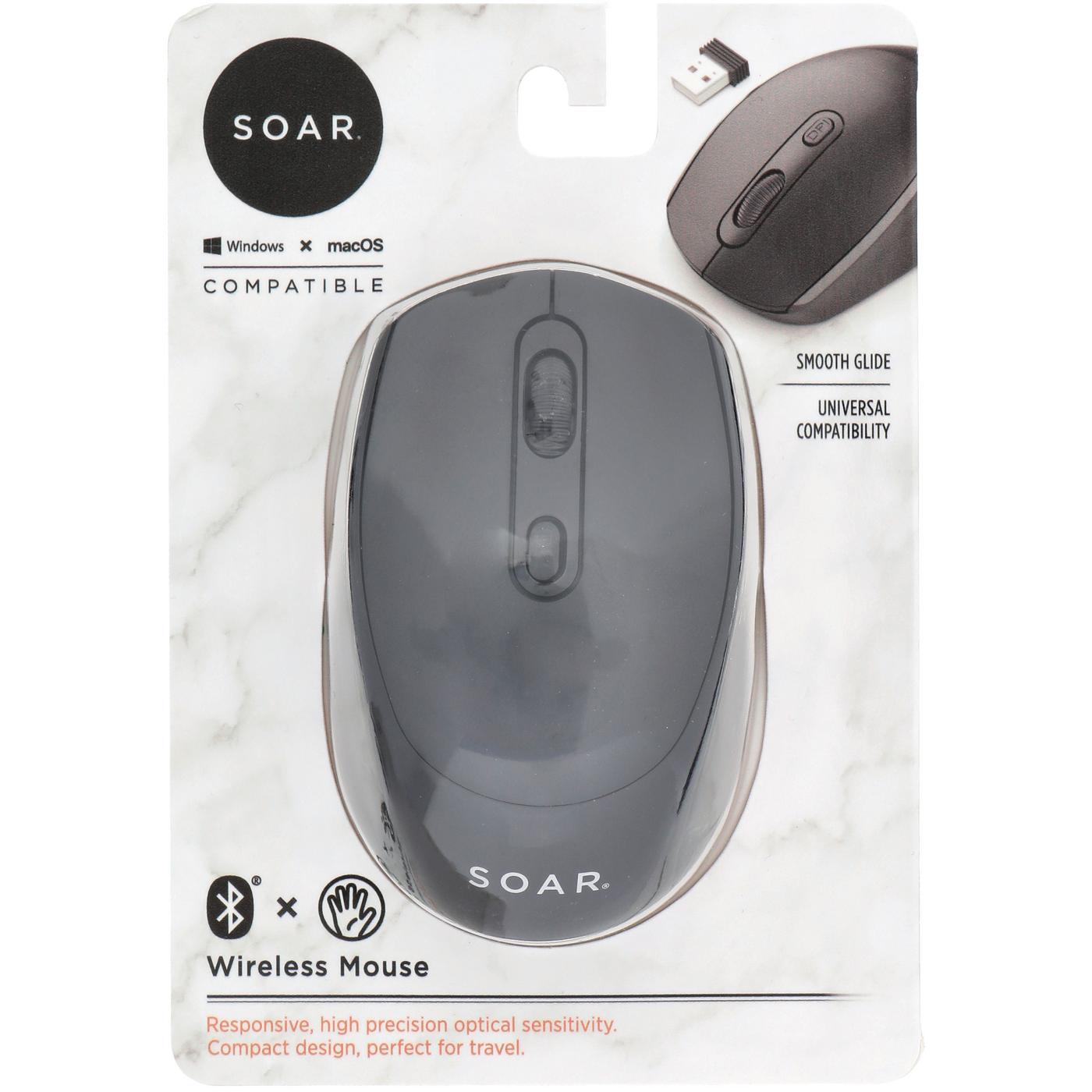 Soar Wireless Mouse - Black - Shop Keyboards & mice at H-E-B