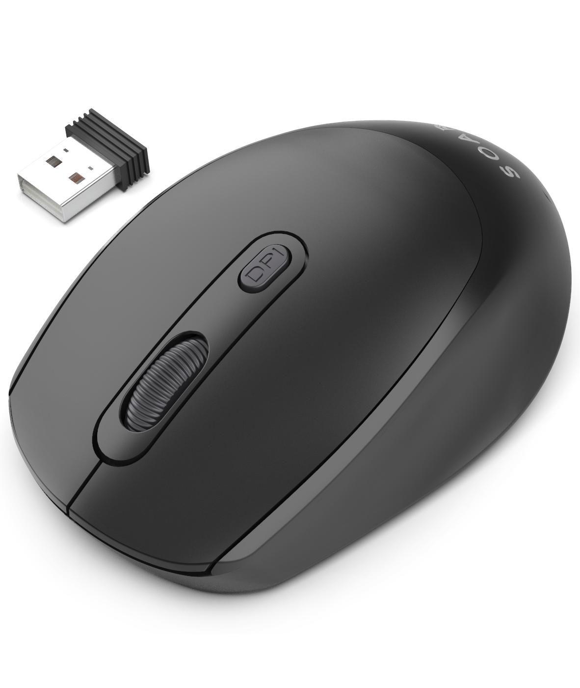 Soar Wireless Mouse - Black - Shop Keyboards & mice at H-E-B