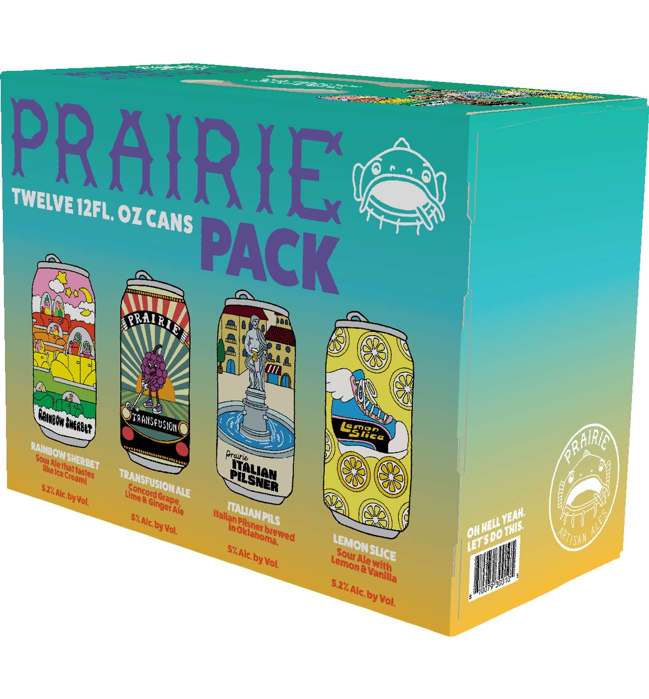 Prairie Artisan Ales Prairie Pack Craft Beer Variety 12 pk Cans - Shop ...