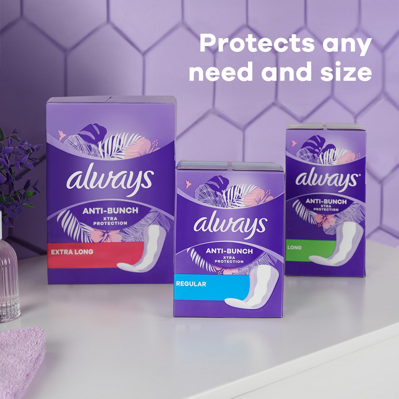 Always Anti-Bunch Xtra Protection Daily Liners Regular Unscented - Shop ...