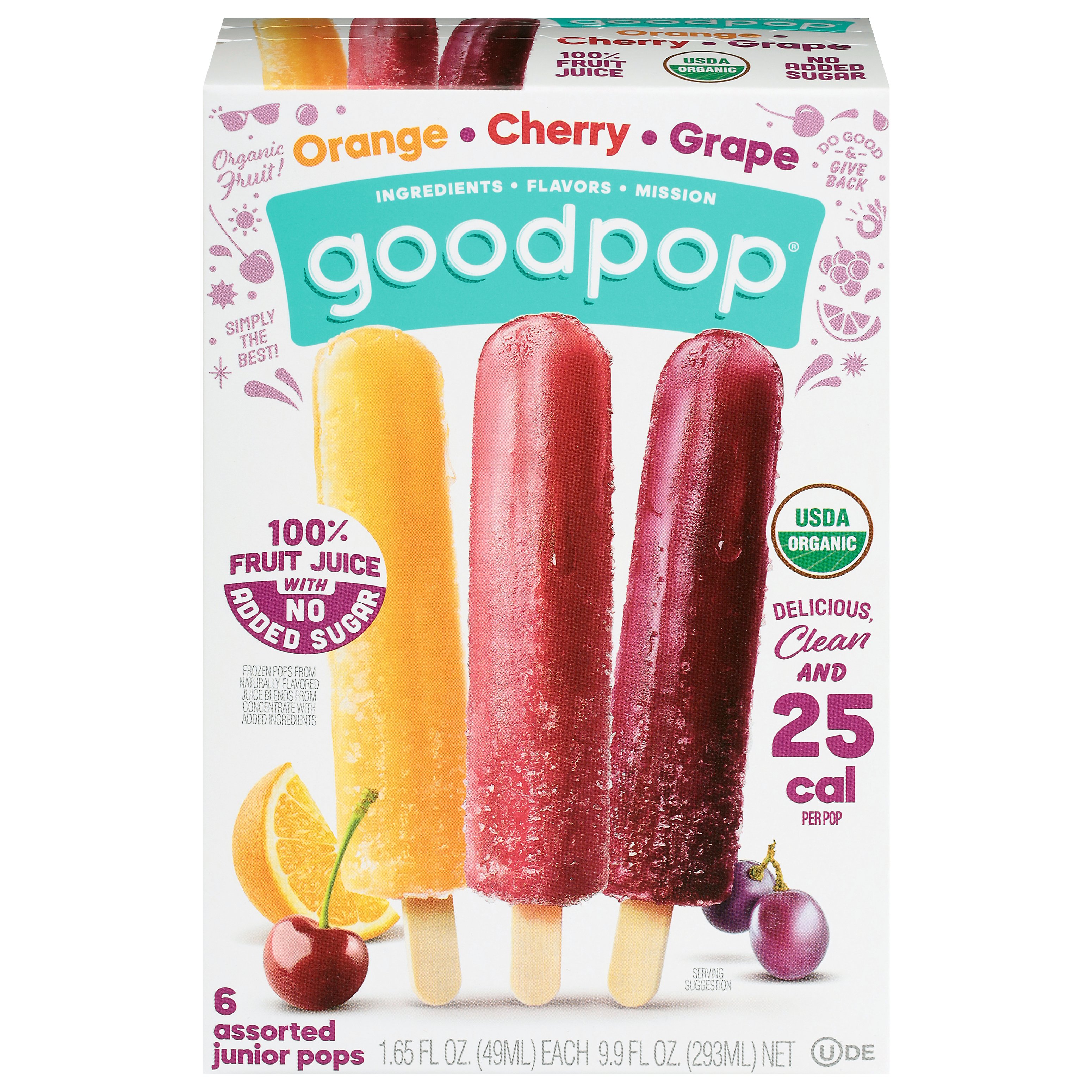 GoodPop Junior Pops Variety Pack - Shop Ice Cream & Treats at H-E-B