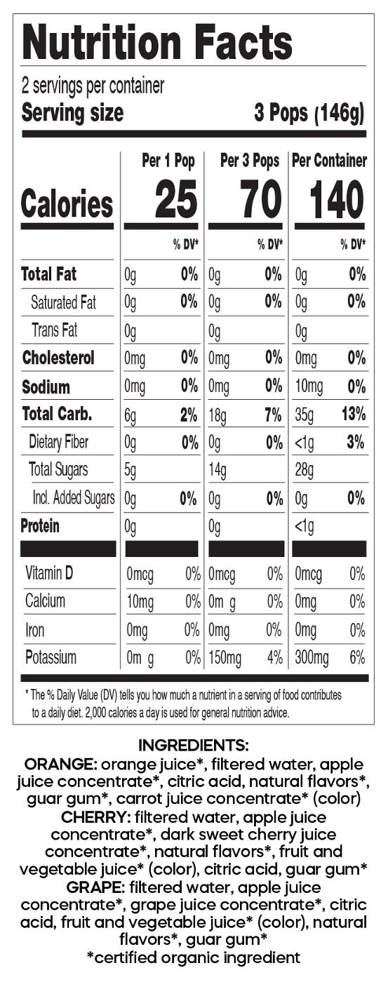 GoodPop Junior Pops Variety Pack - Shop Bars & pops at H-E-B