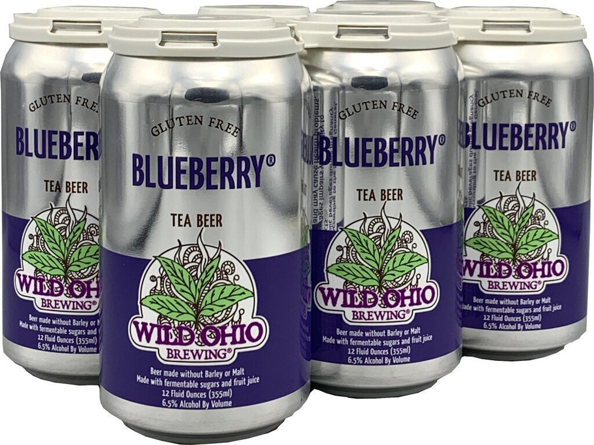 Wild Ohio Brewing Blueberry Tea Beer 6 pk Cans - Shop Beer at H-E-B