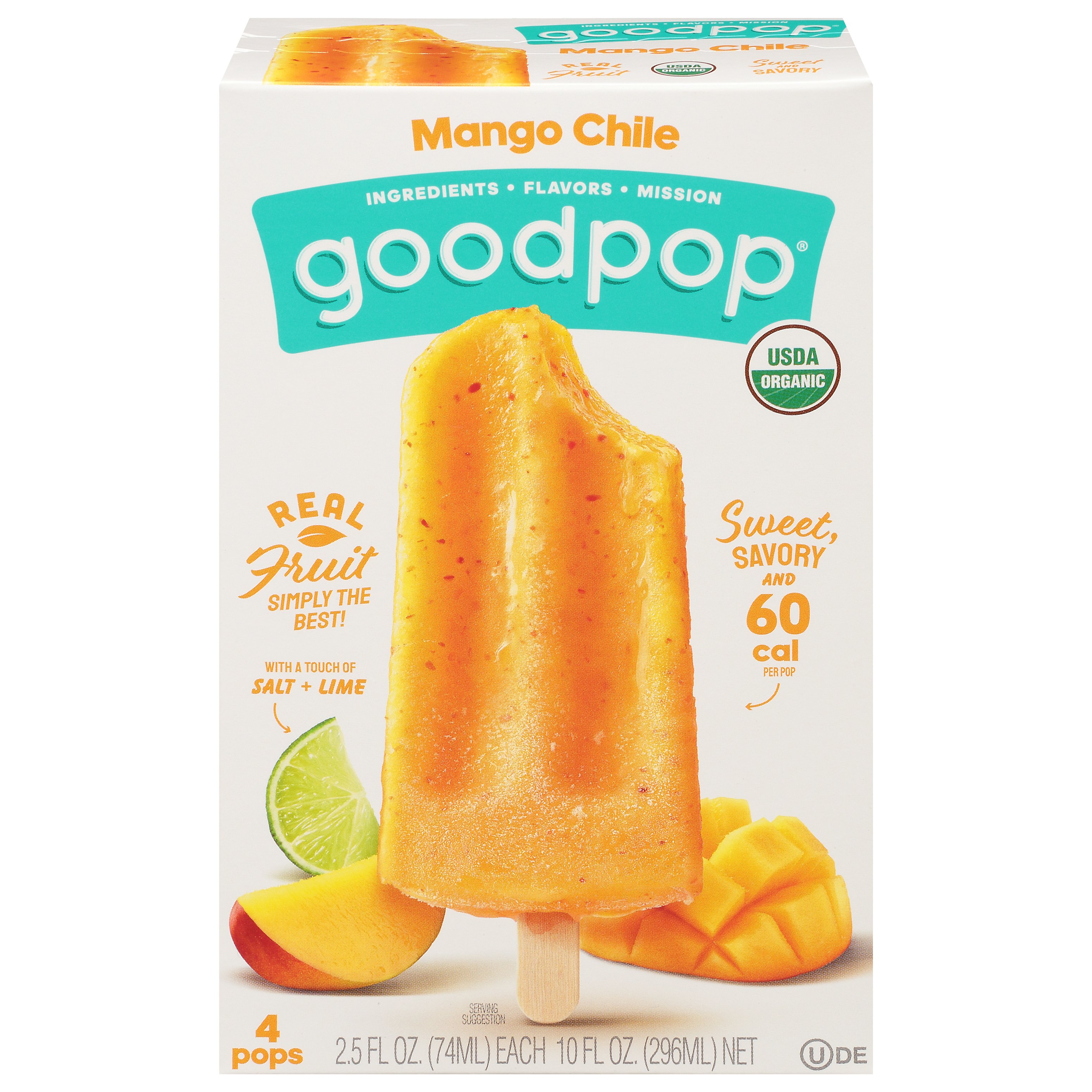 GoodPop Mango Chile Pops - Shop Ice Cream & Treats at H-E-B