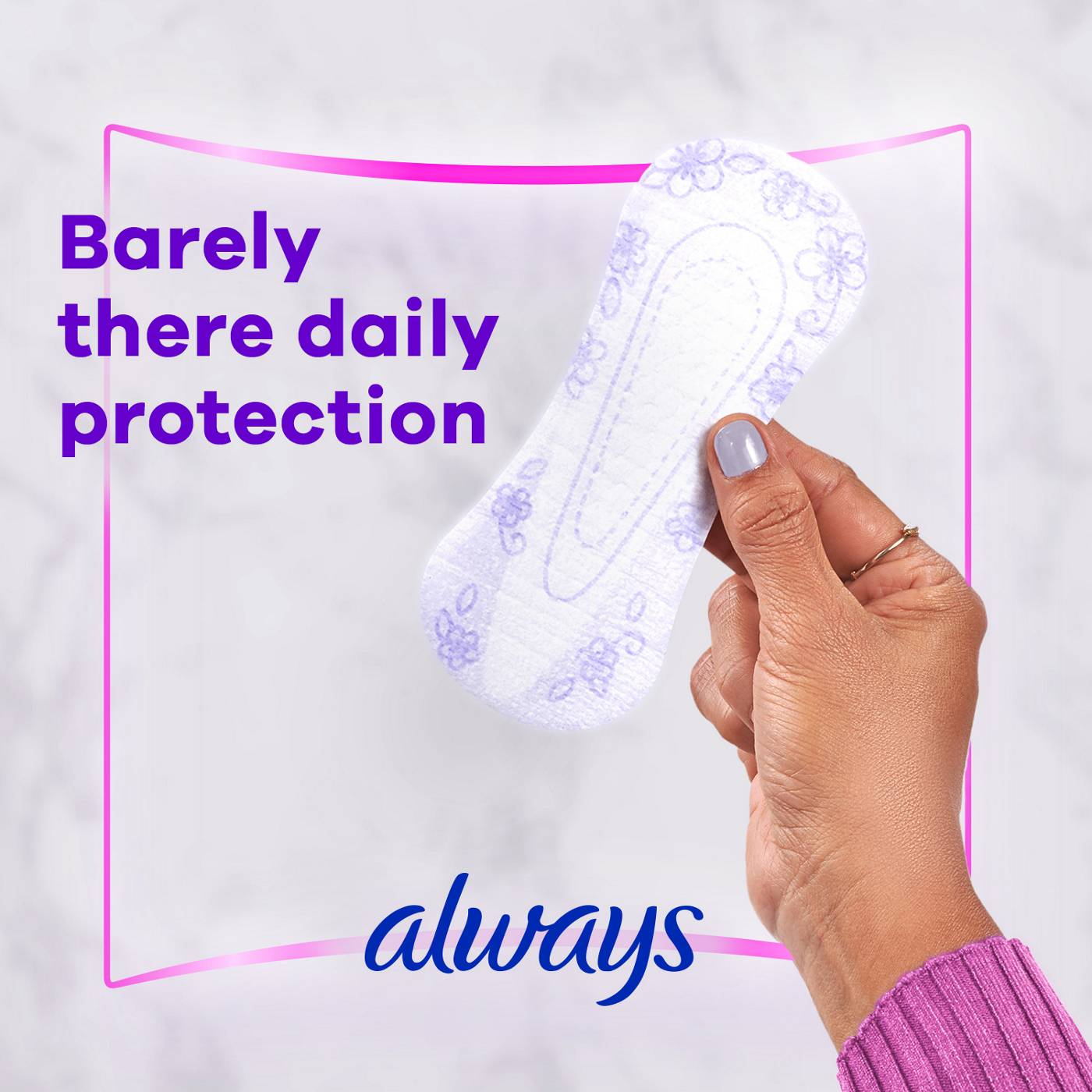 Always Radiant Regular Daily Liners Multistyle - Shop Pads & Liners at ...