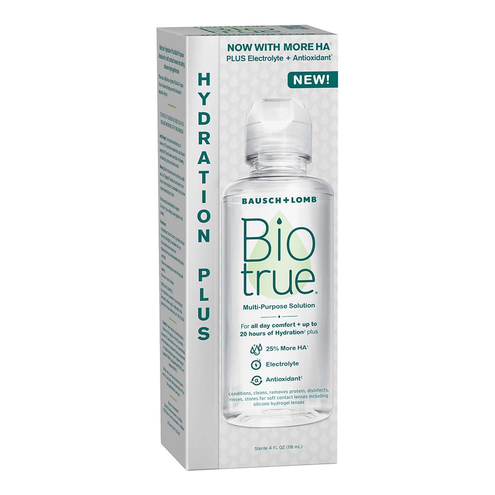 Bausch & Lomb Biotrue Hydration Plus Contact Lens Solution, Multi ... Bausch & Lomb Biotrue Hydration Plus Contact Lens Solution, Multi ...
