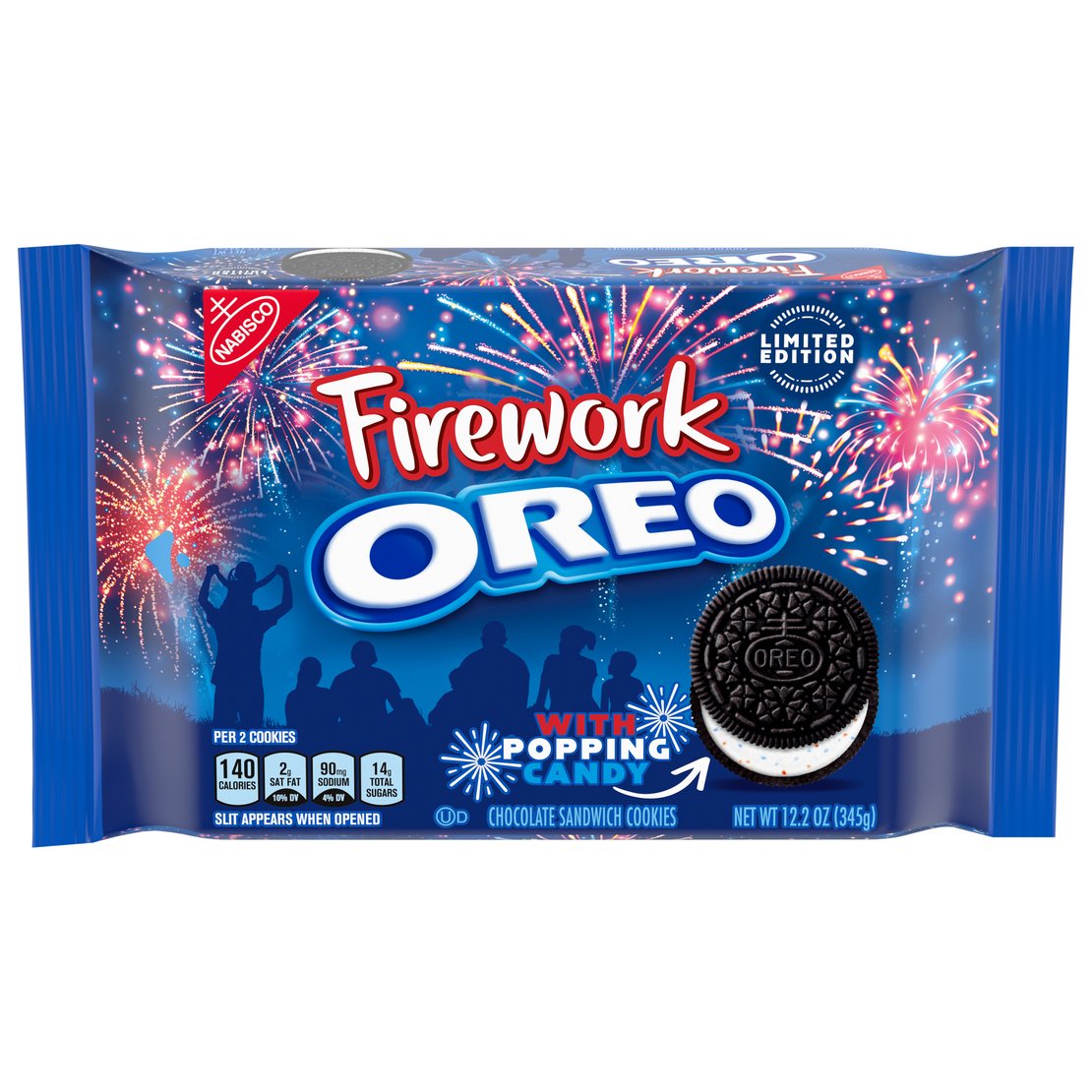 Nabisco Firework Oreo Chocolate Sandwich Cookies With Popping Candy ...