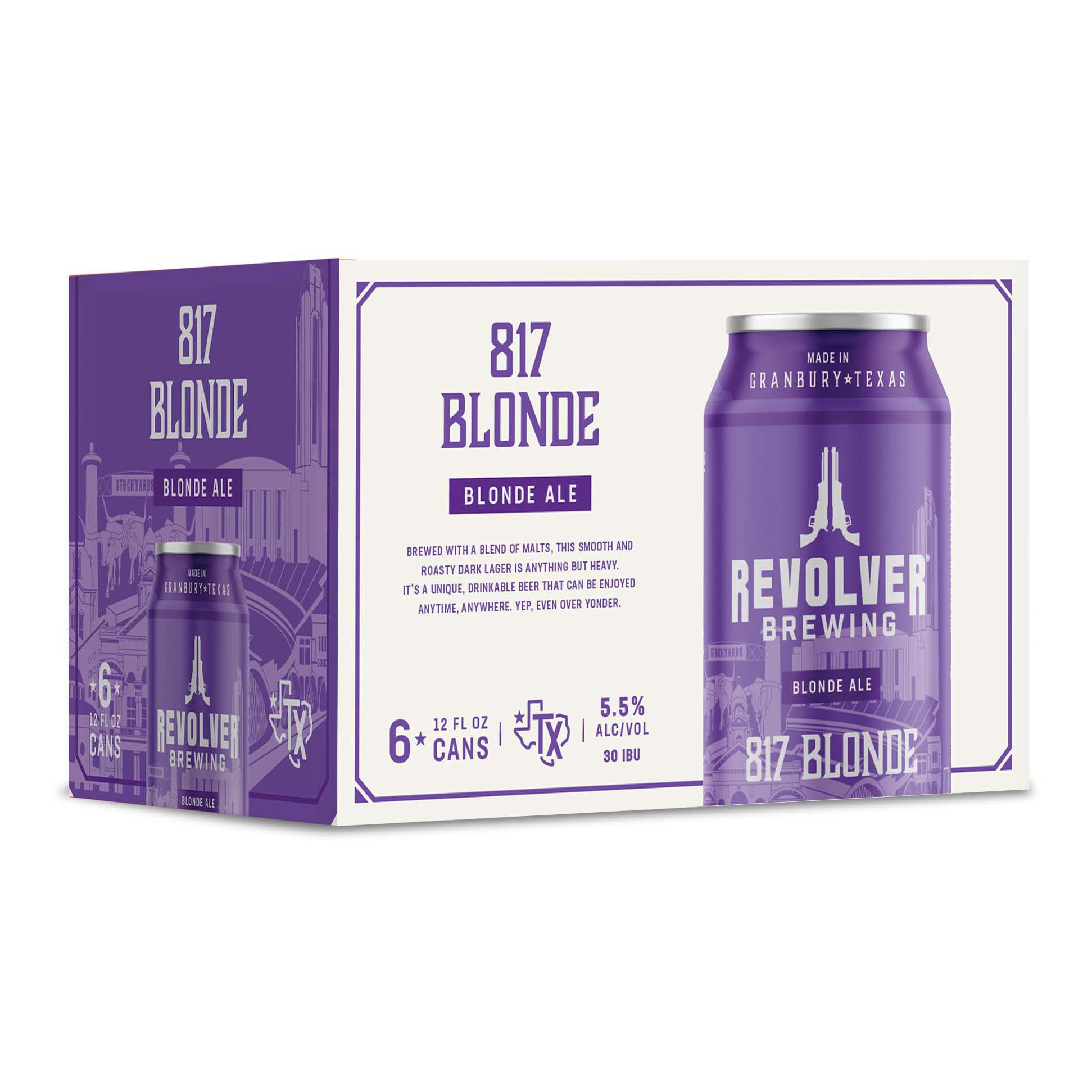 Revolver 817 Blonde Ale Beer 6 pk Cans - Shop Beer at H-E-B