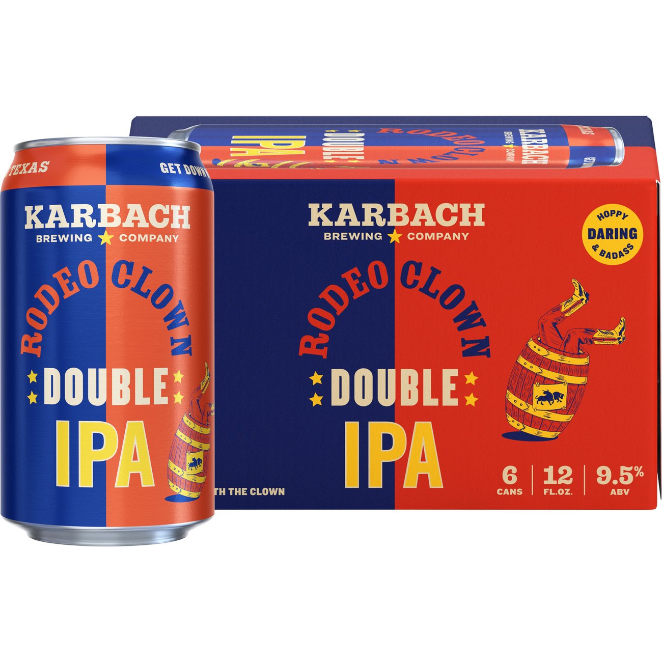 Karbach Rodeo Clown Imperial Hazy IPA Craft Beer 6 pk Cans - Shop Beer ...
