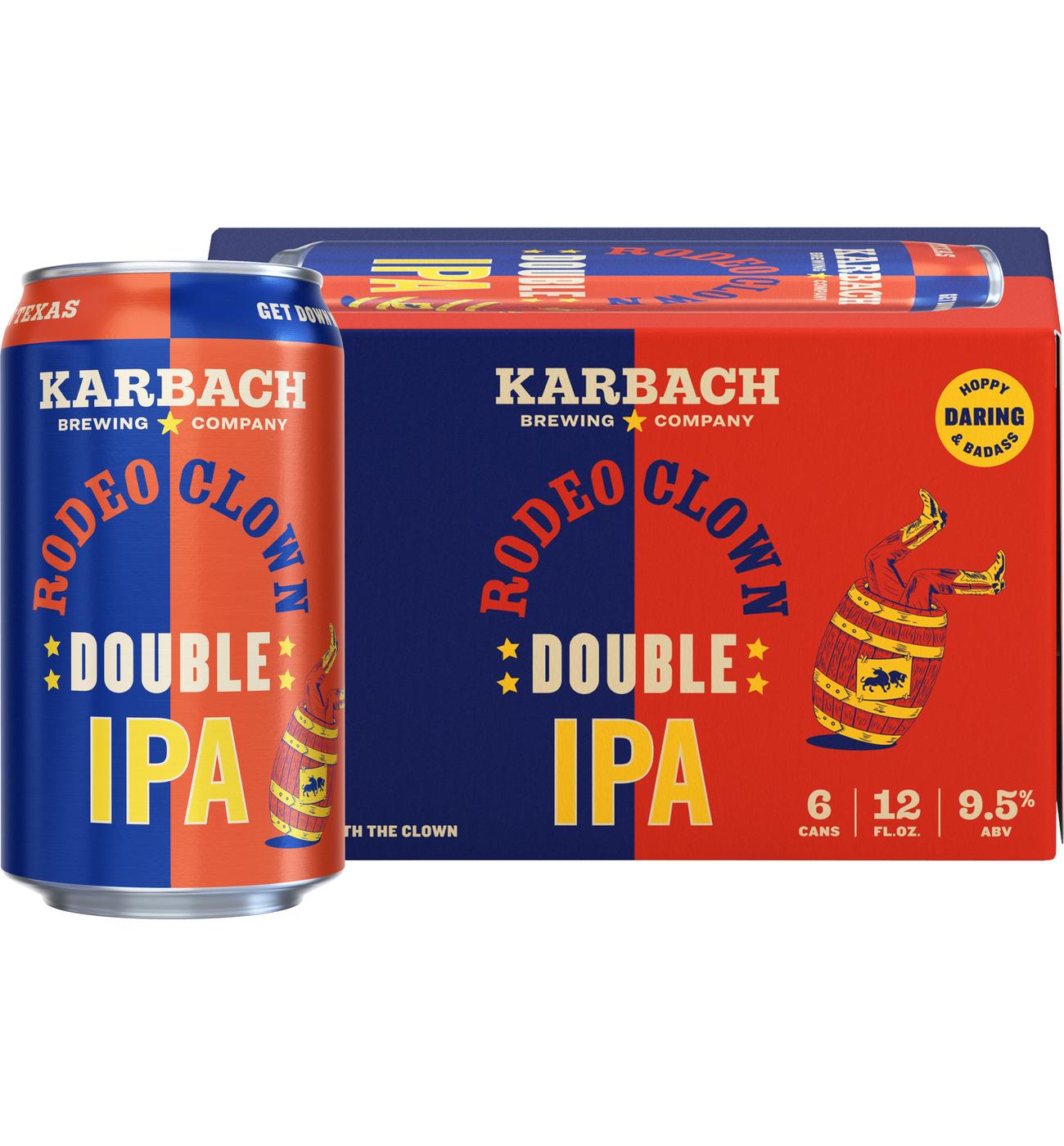 Karbach Rodeo Clown Imperial Hazy IPA Craft Beer 6 pk Cans - Shop Beer ...