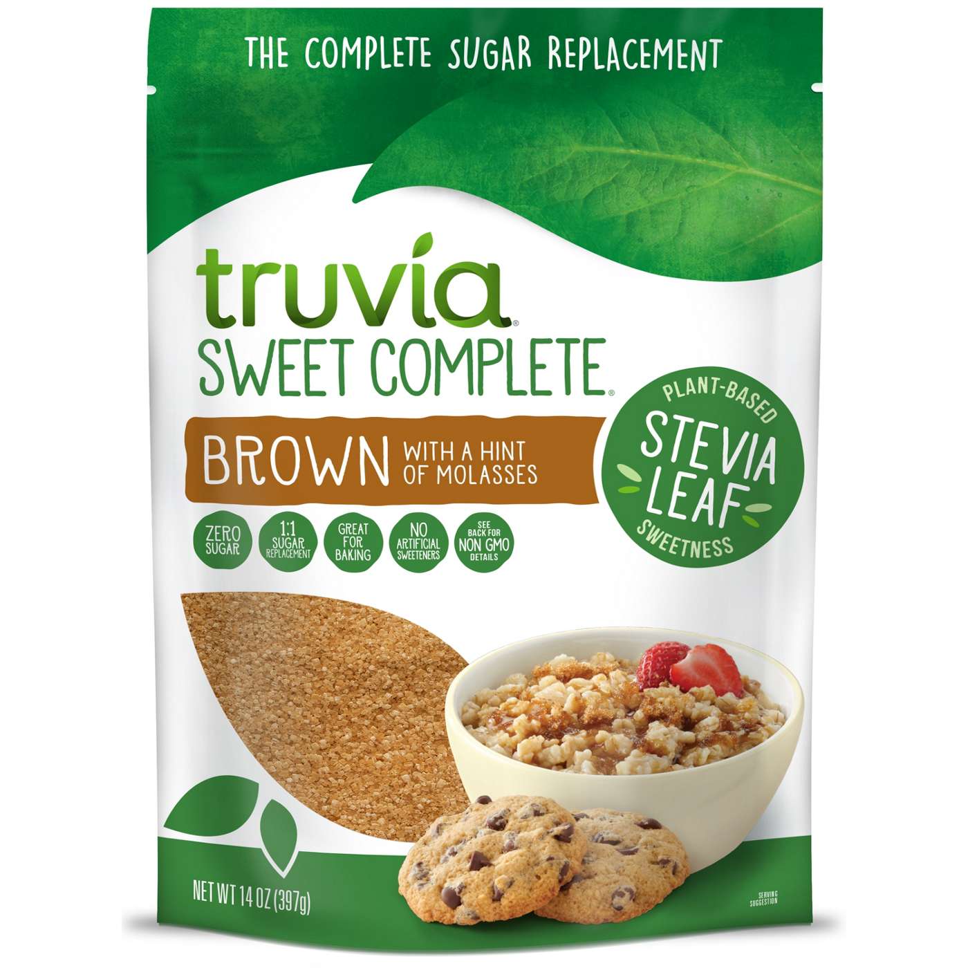 Truvia Sweet Complete Brown Calorie-Free Sweetener with Stevia Leaf ...