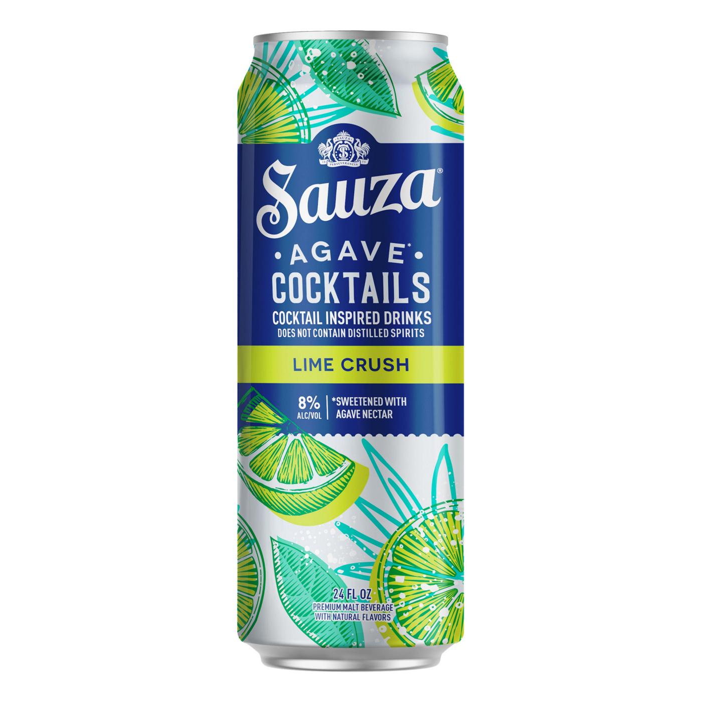 Sauza Lime Crush Agave Cocktails - Shop Malt beverages & coolers at H-E-B
