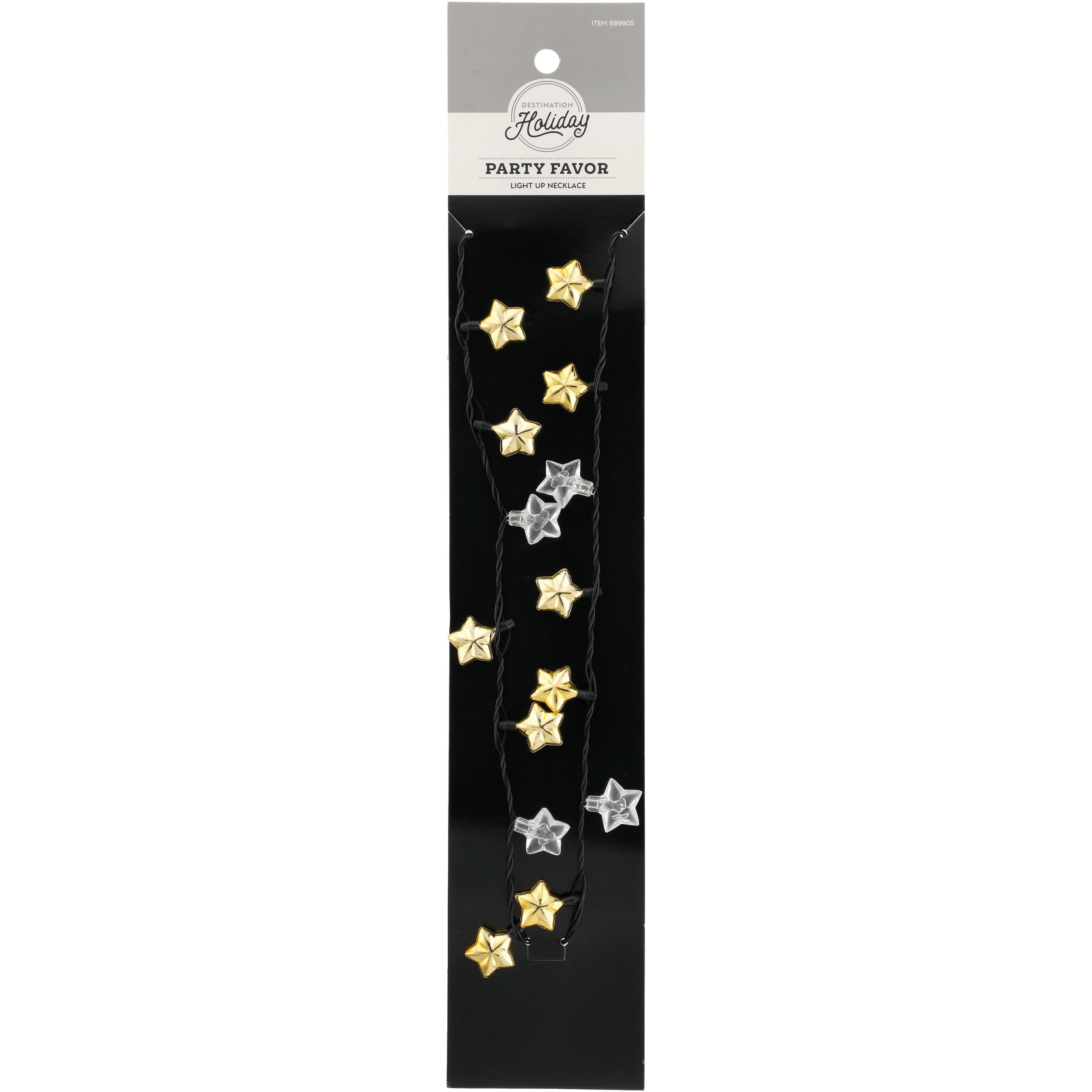 Destination Holiday Light Up Stars New Years Necklace - Shop Party ...