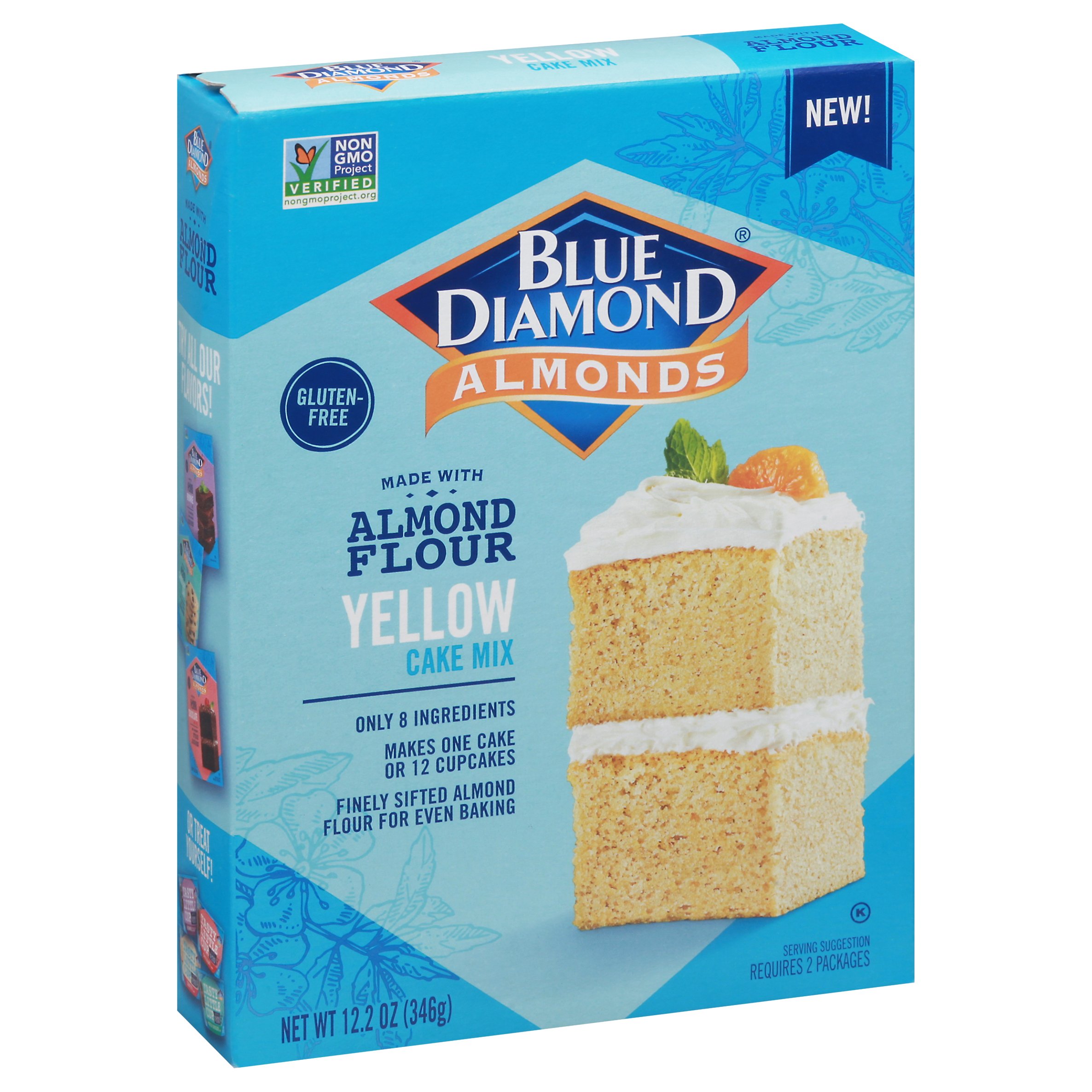 Blue Diamond Almond Flour Yellow Cake Mix - Shop Baking mixes at H-E-B