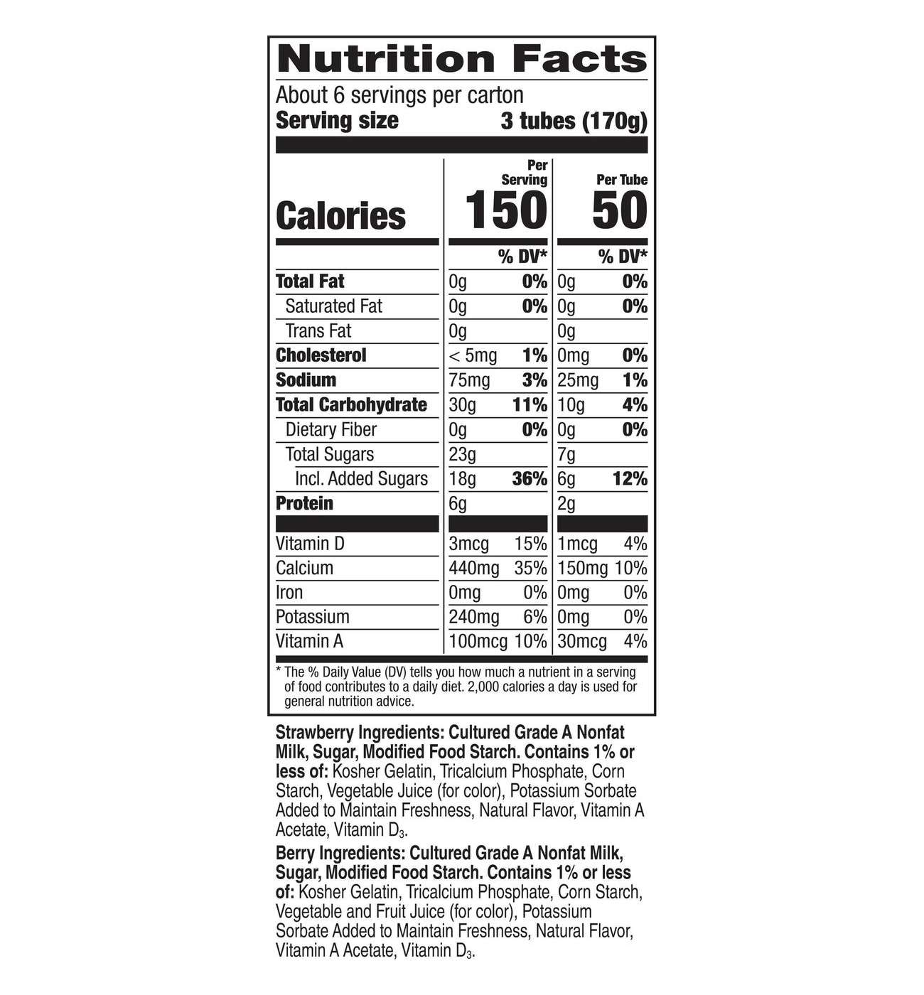 Yoplait GoGurt Low-Fat Berry & Strawberry Yogurt Tubes Value Pack - Shop Yogurt at H-E-B