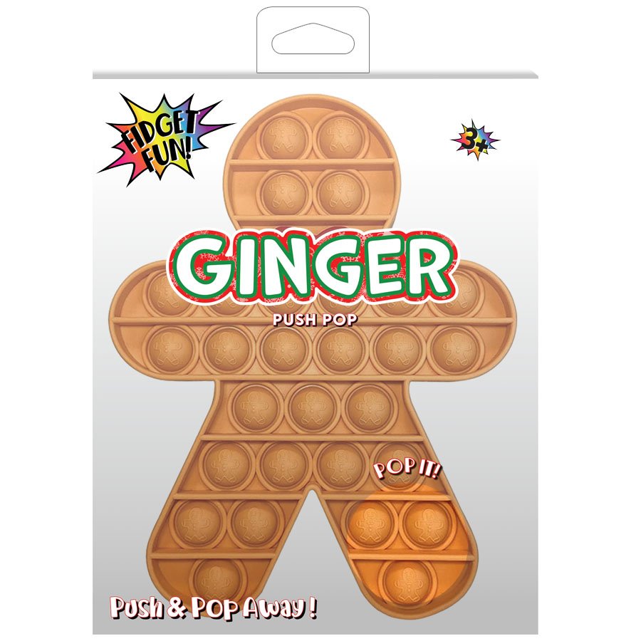 DGL Toys Gingerbread Man Shape Holiday Push Pop Fidget - Shop Spinners ...