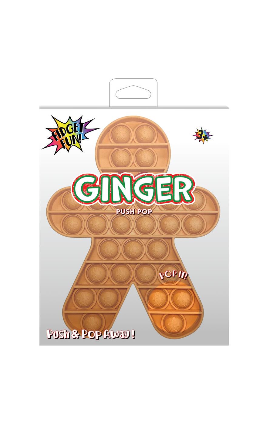 DGL Toys Gingerbread Man Shape Holiday Push Pop Fidget - Shop Spinners ...
