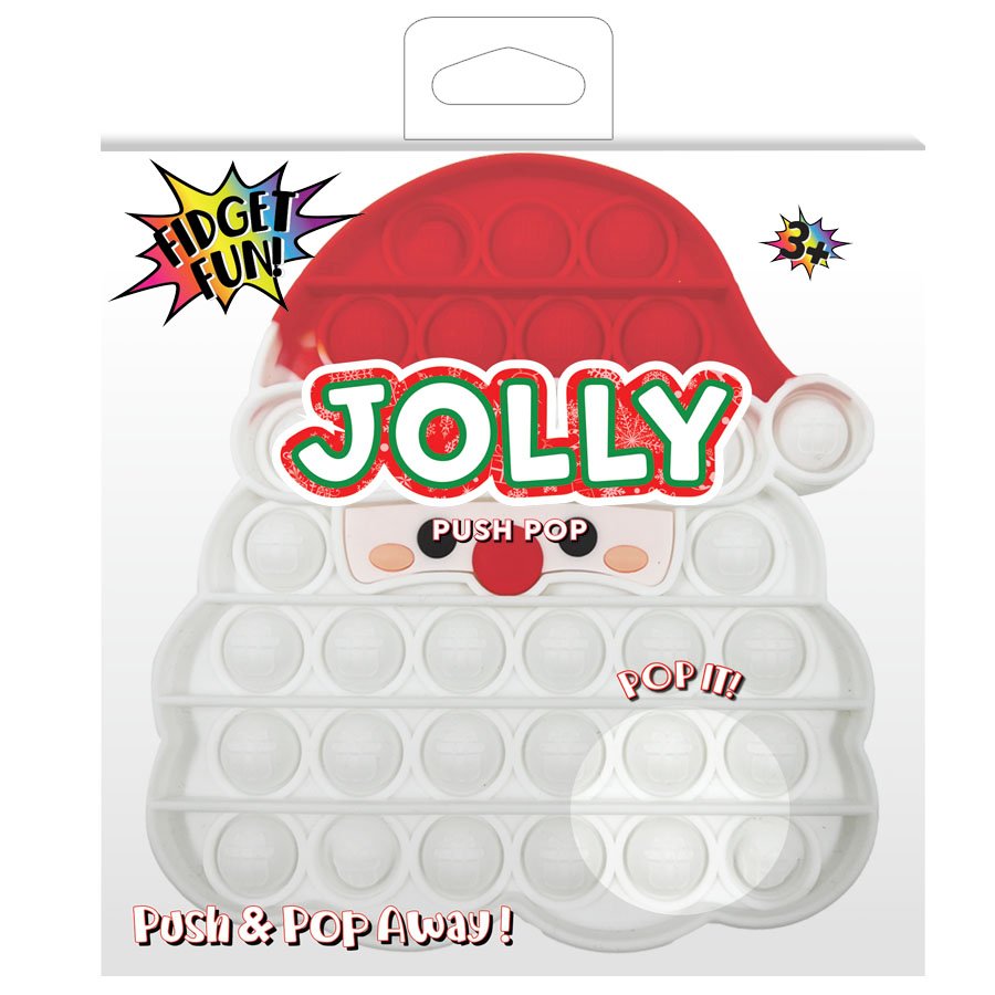 DGL Toys Jolly Santa Shape Holiday Push Pop Fidget - Shop Spinners & yo ...