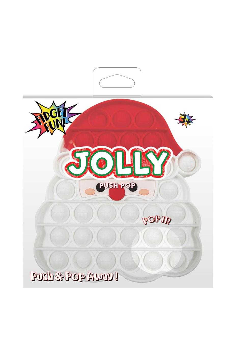 DGL Toys Jolly Santa Shape Holiday Push Pop Fidget - Shop Spinners & yo ...
