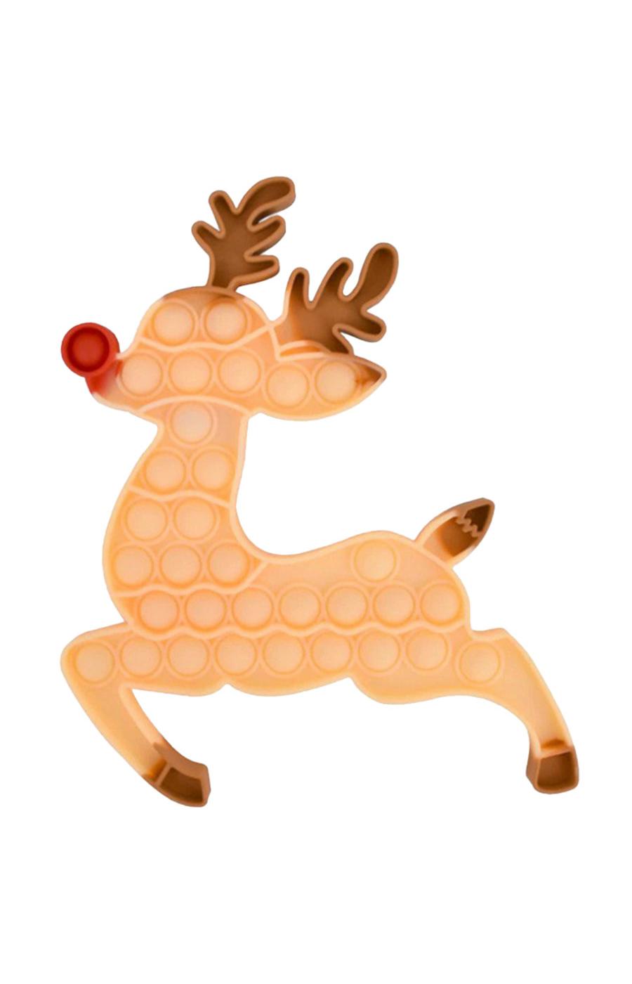 DGL Toys Rudolph Shape Holiday Push Pop Fidget - Shop Spinners & Yo-Yos ...