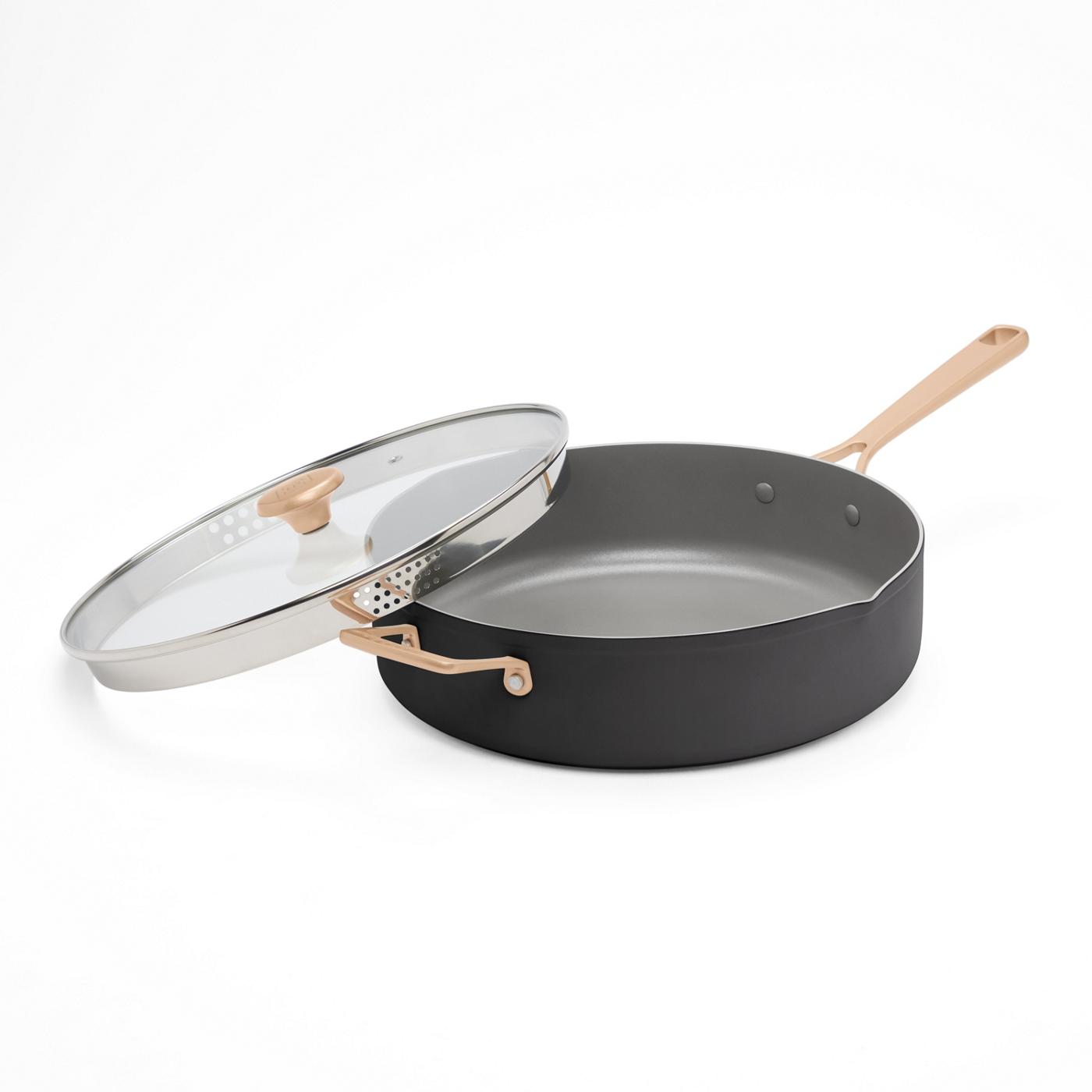 Kitchen & Table by H-E-B Non-Stick Sauté Pan with Strainer Lid ...