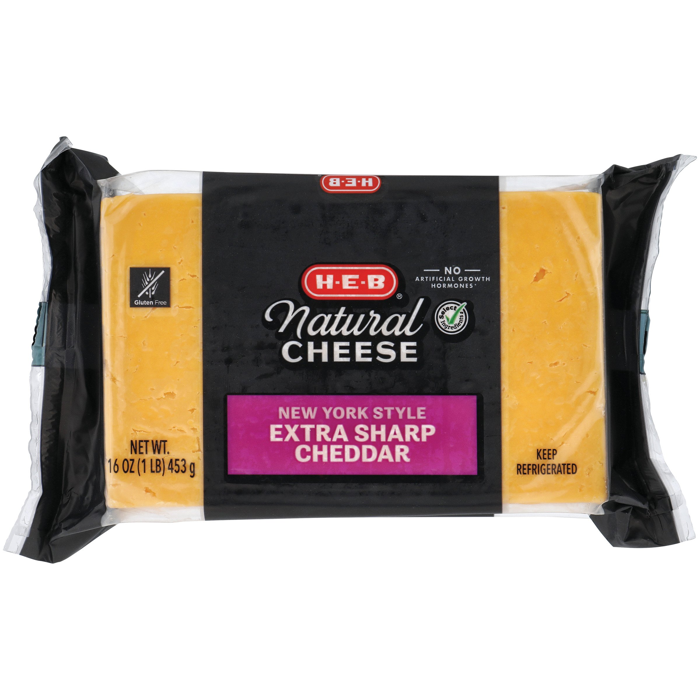 H-E-B New York Style Extra Sharp Cheddar Cheese - Shop Cheese at H-E-B