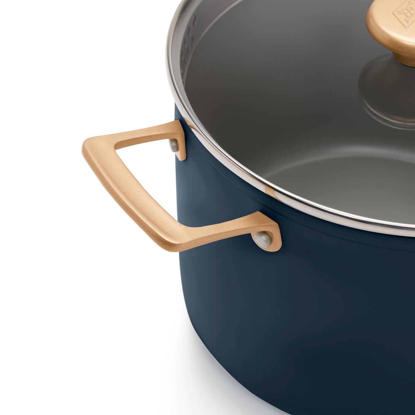 Kitchen & Table by H-E-B Non-Stick Stock Pot - Ocean Blue - Shop Stock ...