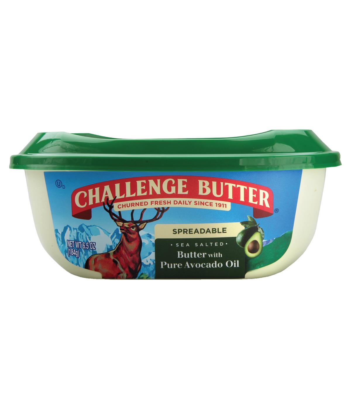 Challenge Spreadable Sea Salted Butter with Pure Avocado Oil - Shop ...
