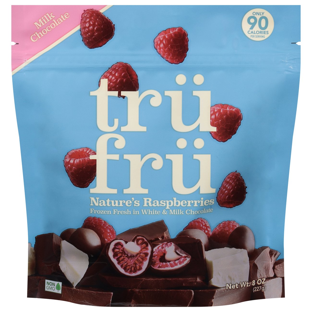 Tru Fru Natures Raspberries White And Milk Chocolate Shop Bars And Pops At H E B