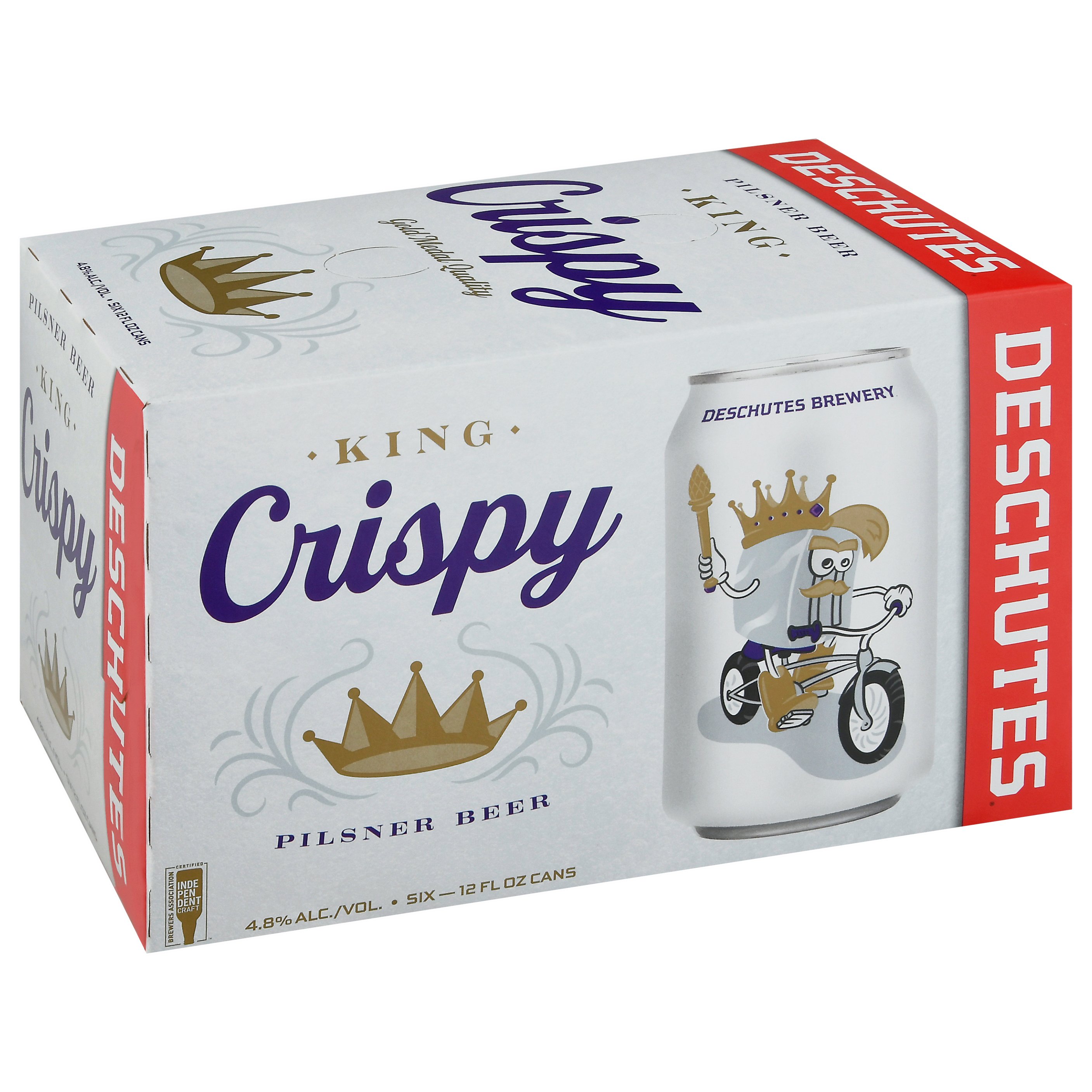 Deschutes King Crispy Pilsner Beer 12 oz Cans - Shop Beer at H-E-B