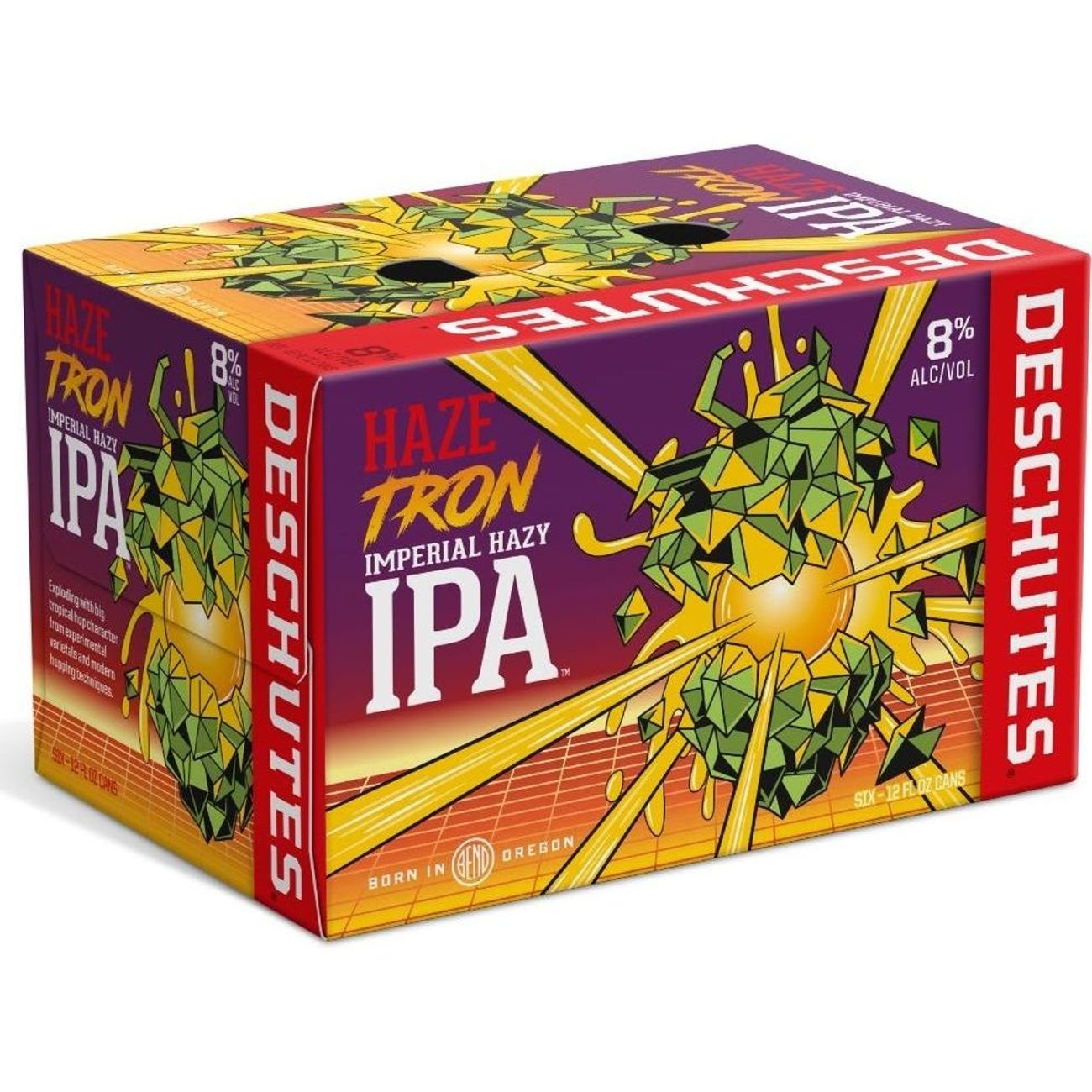 Deschutes Haze Tron Imperial Hazy IPA Craft Beer 6 pk Cans - Shop Beer ...