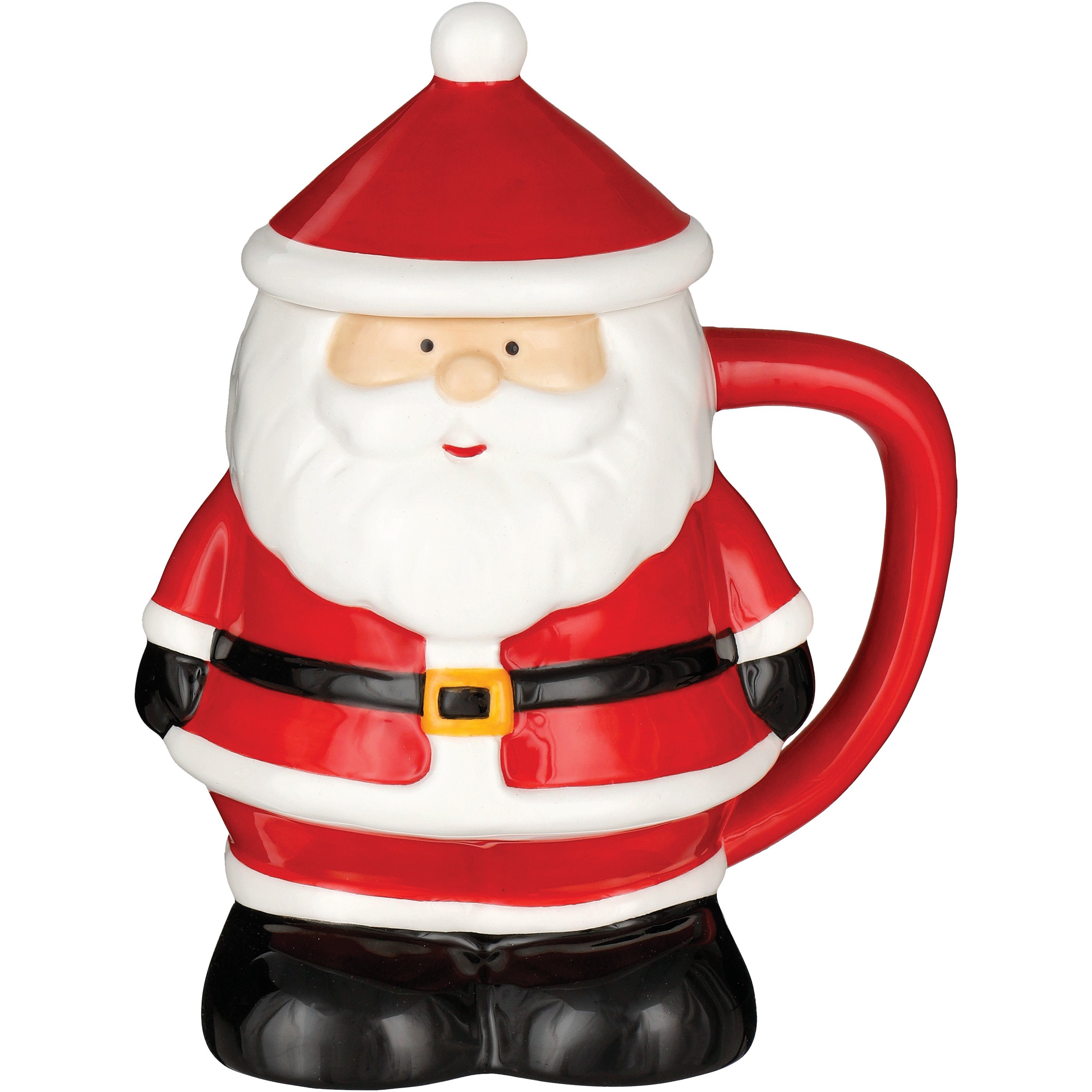 Destination Holiday Santa Ceramic Mug with Lid - Shop Glasses & mugs at ...