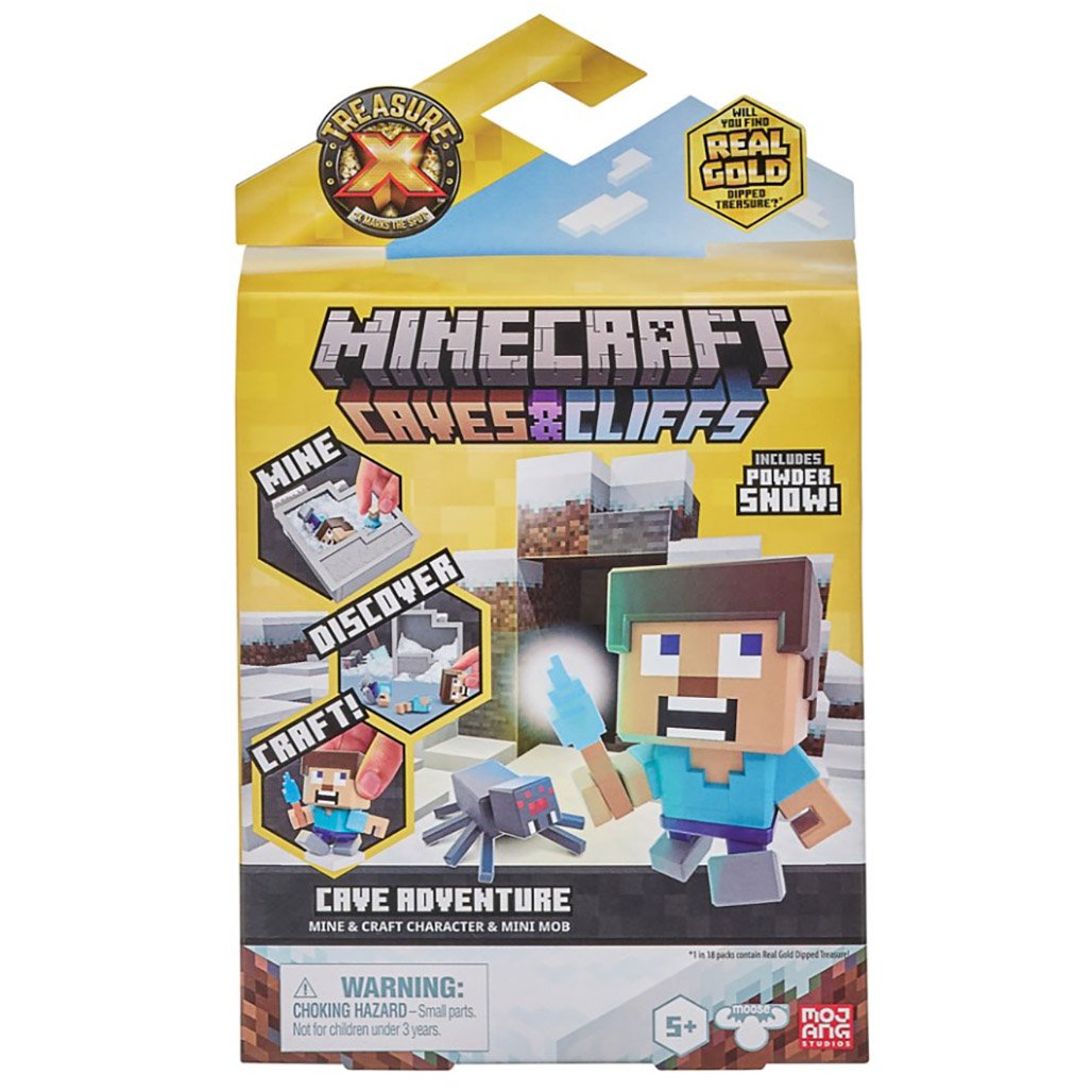 Teasure X Minecraft Caves & Cliffs Cave Adventure Pack - Shop Playsets ...