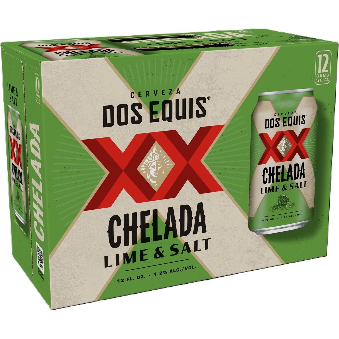 Dos Equis Chelada Lime & Salt 12 pk Cans - Shop Beer at H-E-B