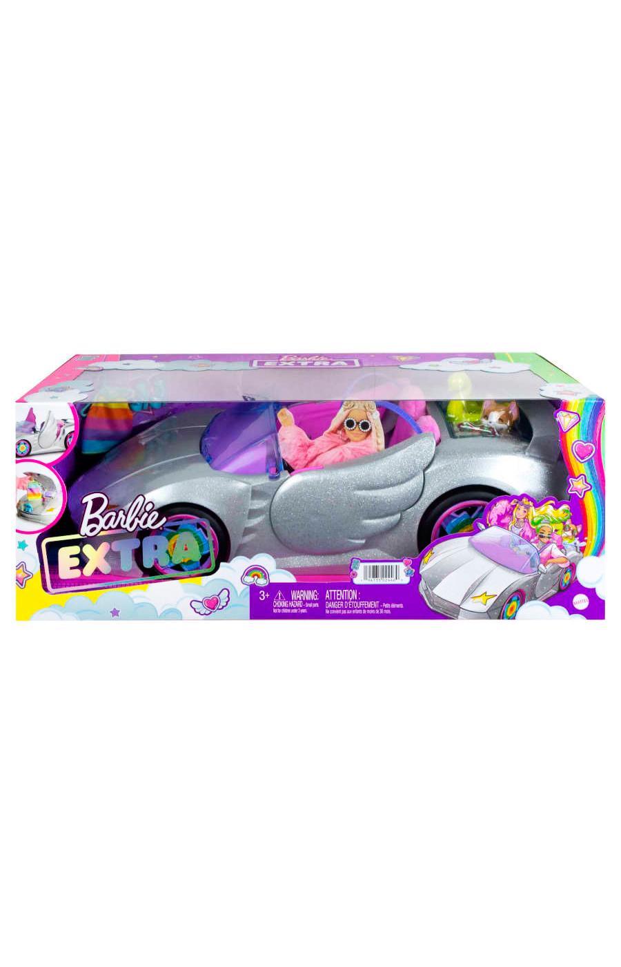 Barbie Extra Sparkly Silver Car, Pet Puppy & Accessory Playset - Shop ...